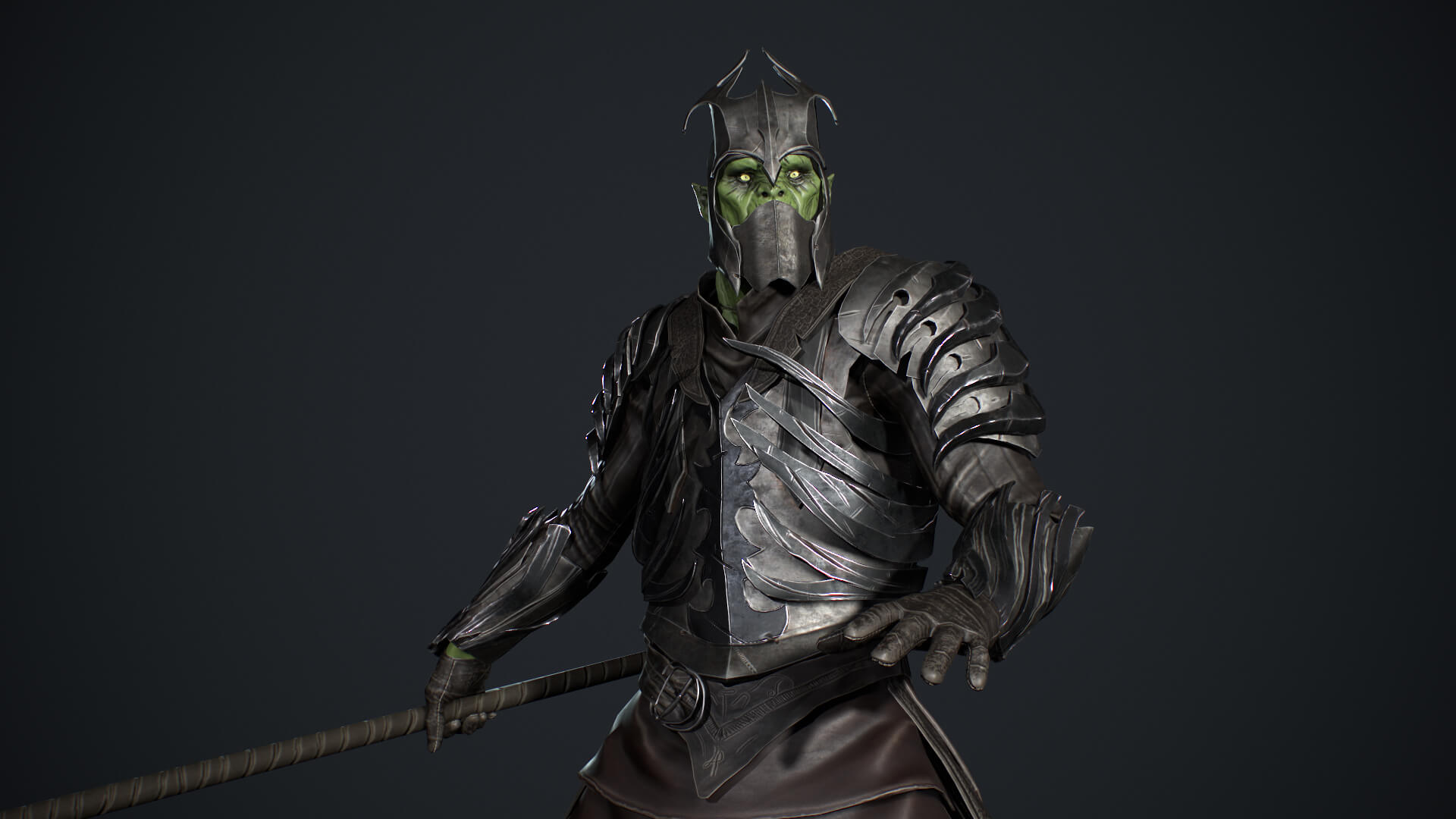 Orc 3 Game Ready - 3D Model by Wernerkurt