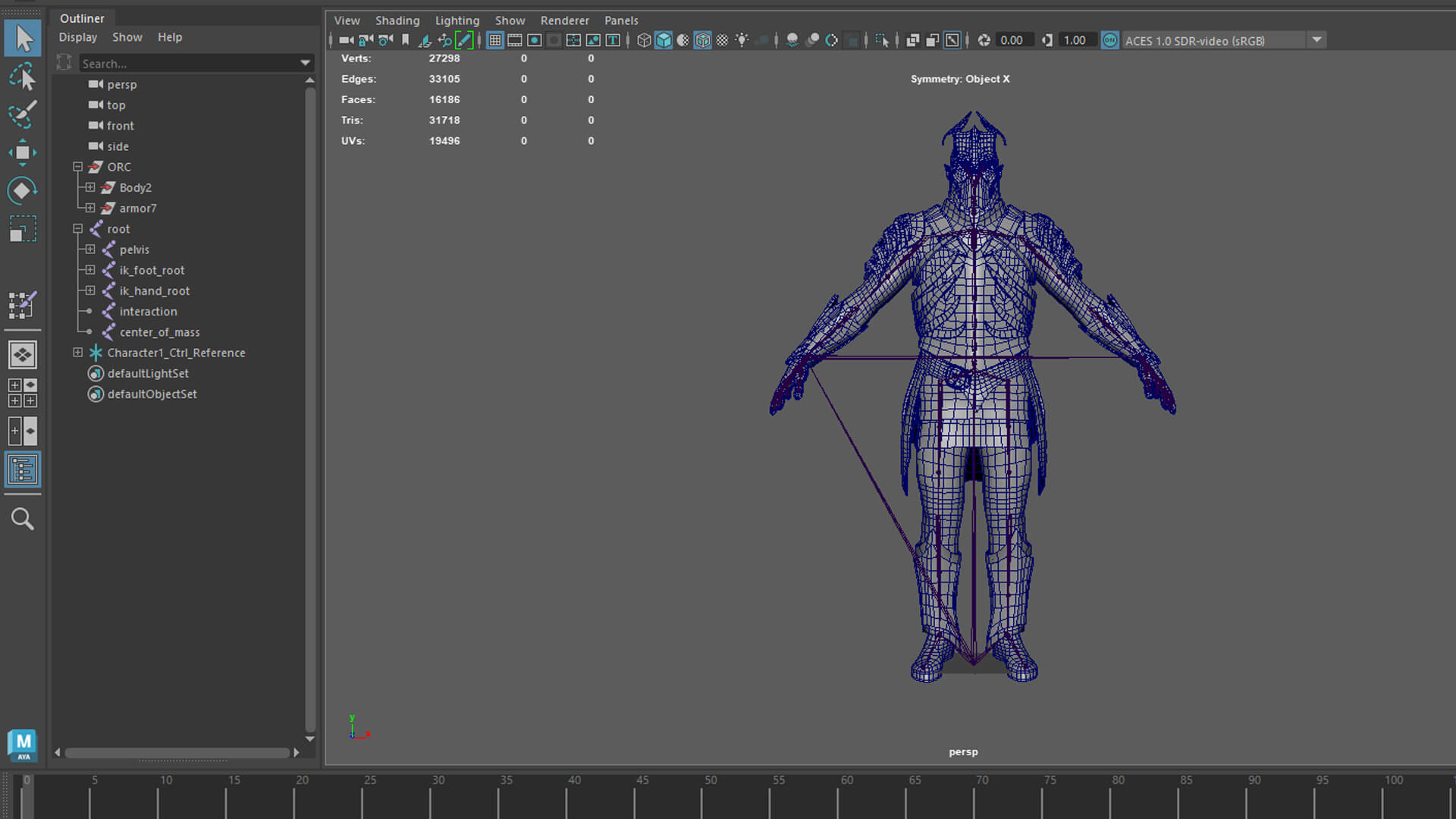 Orc 3 Game Ready - 3D Model by Wernerkurt