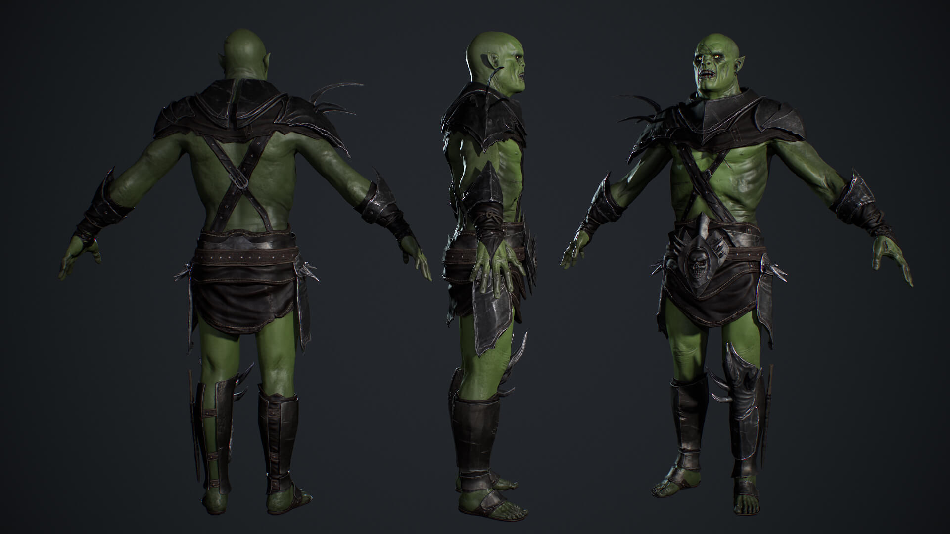 Orc Game Ready - 3D Model by Wernerkurt