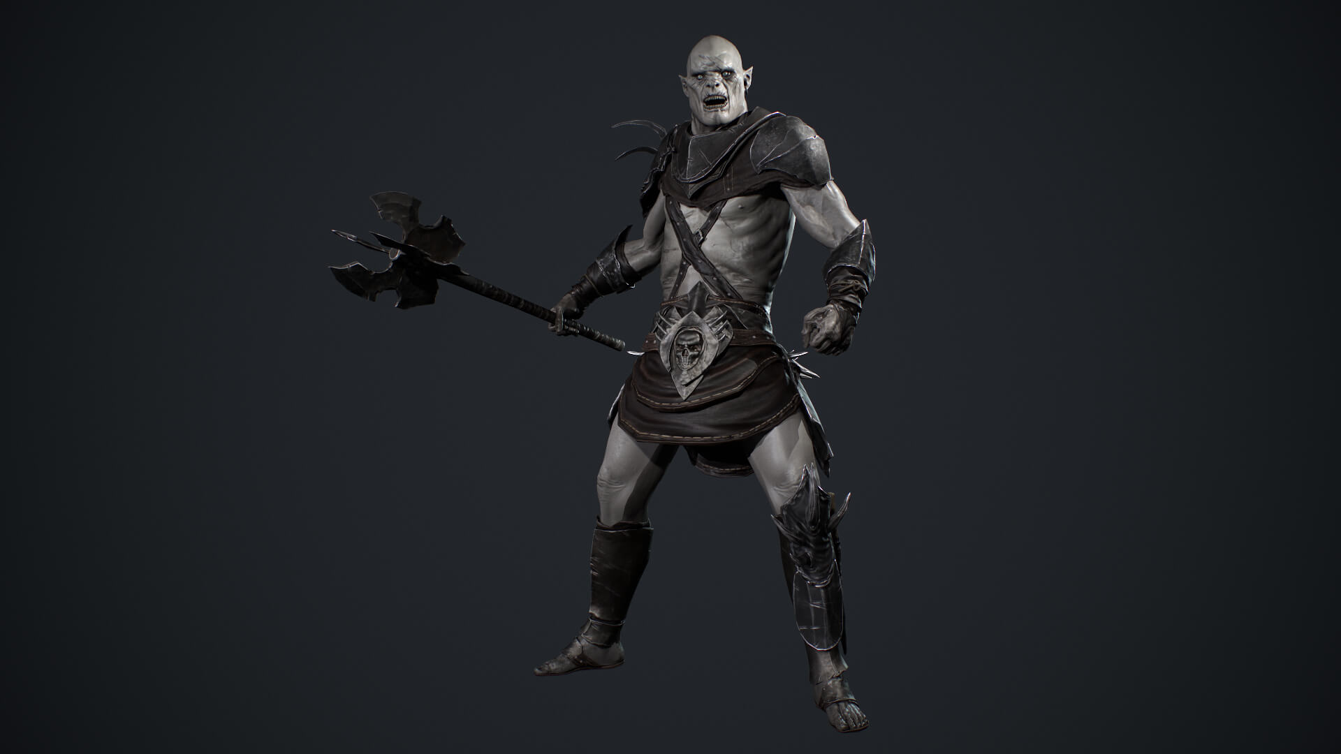 Orc Game Ready - 3D Model by Wernerkurt
