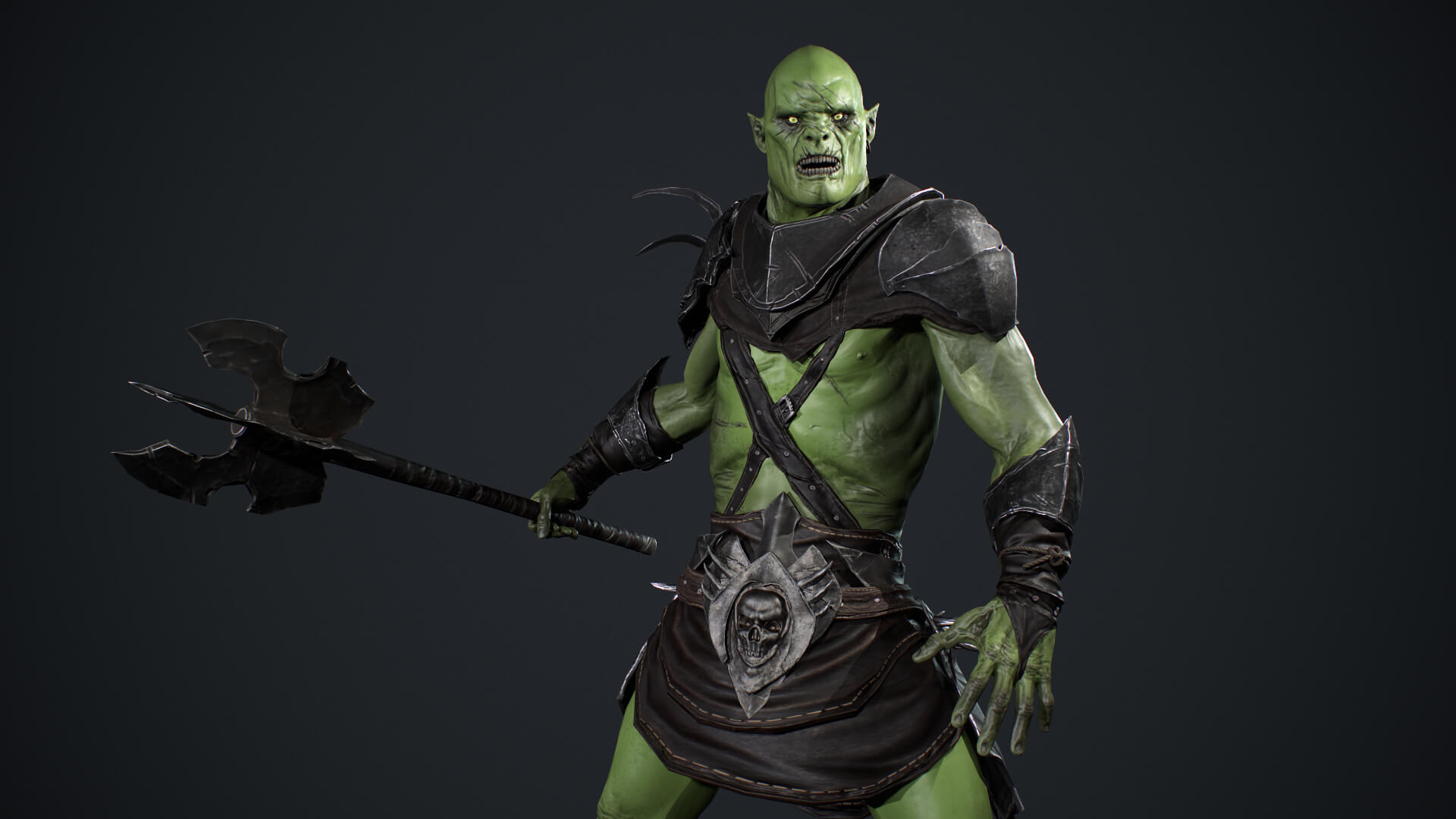 Orc Game Ready - 3D Model by Wernerkurt