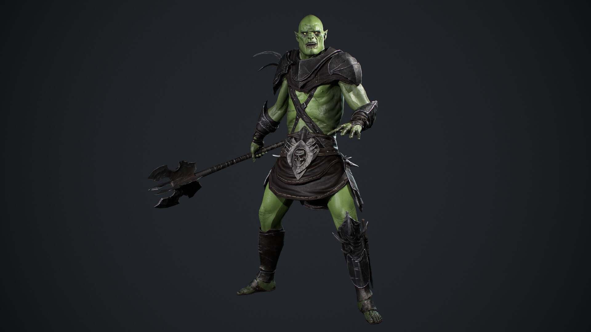 Orc Game Ready - 3D Model by Wernerkurt