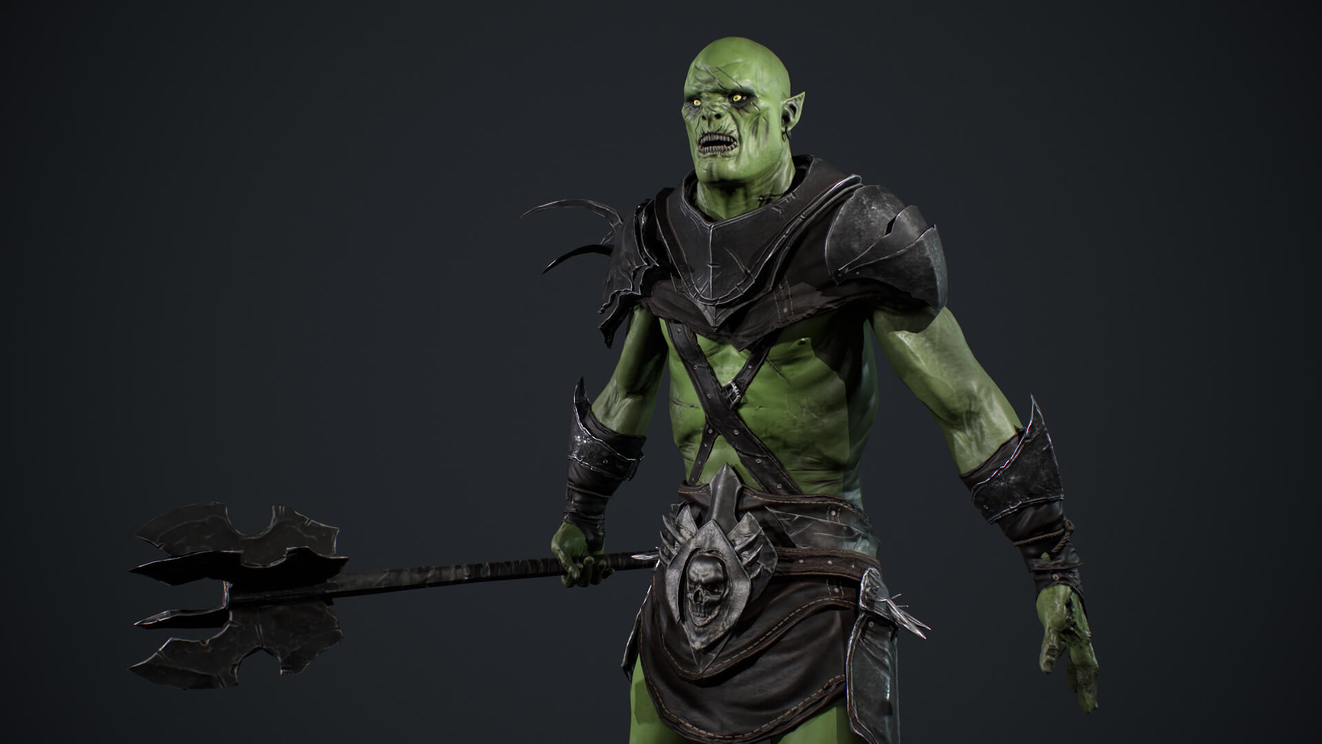 Orc Game Ready - 3D Model by Wernerkurt