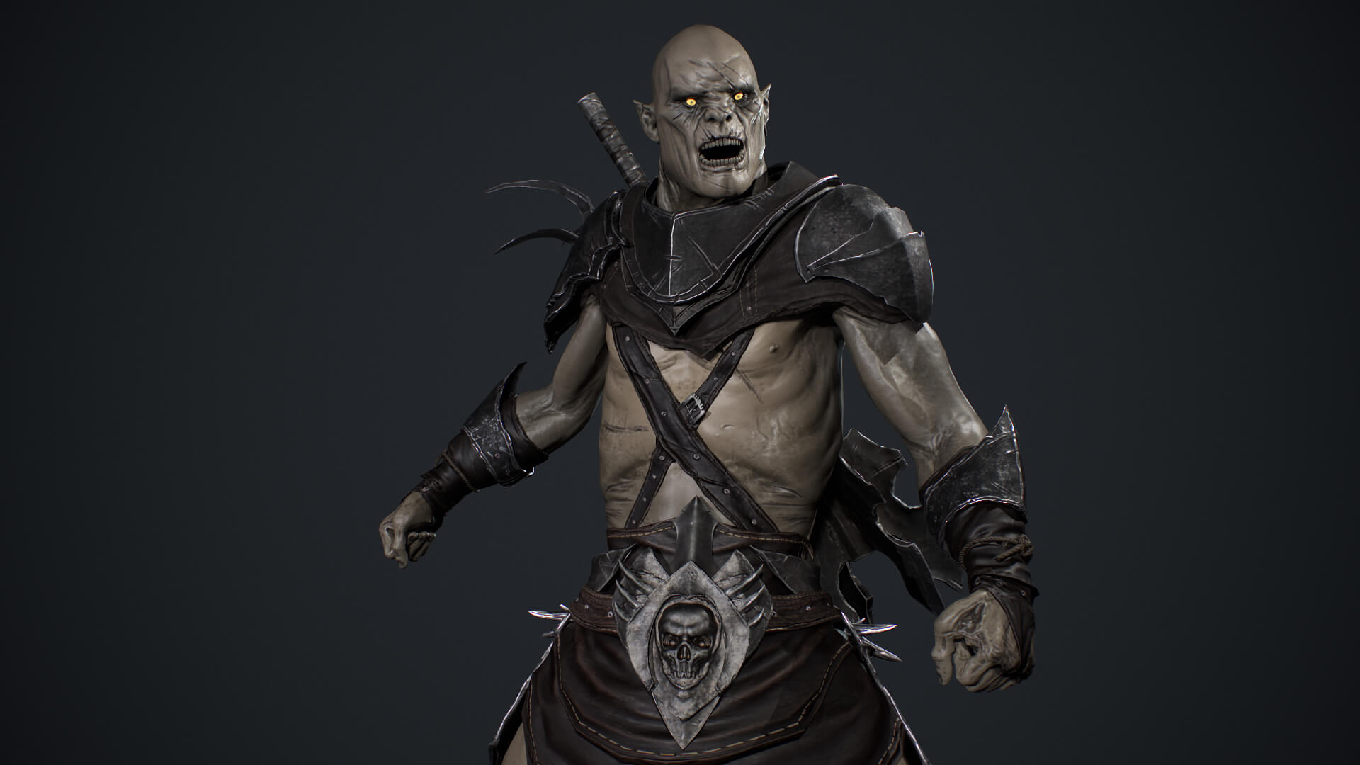 Orc Game Ready - 3D Model by Wernerkurt