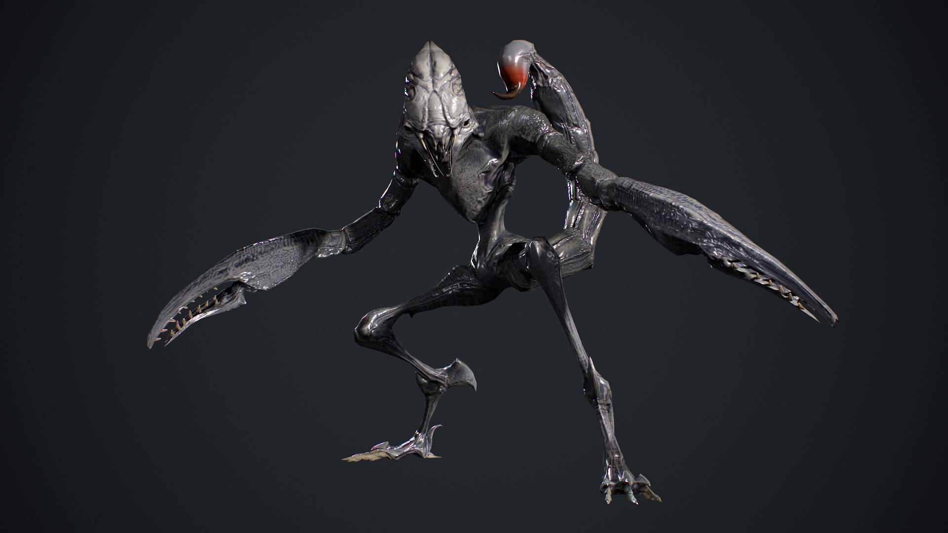 Scorpion Creature - 3D Model by Wernerkurt
