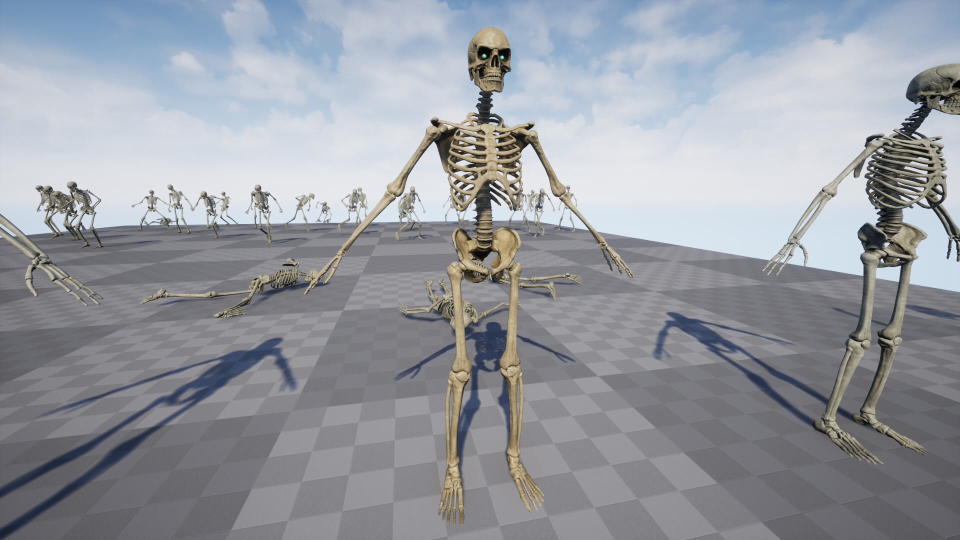 Skeleton 01 Low Poly - 3D Model by Wernerkurt