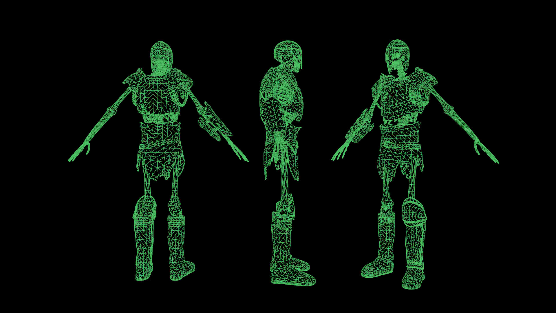 Skeleton 02 Low Poly - 3D Model by Wernerkurt