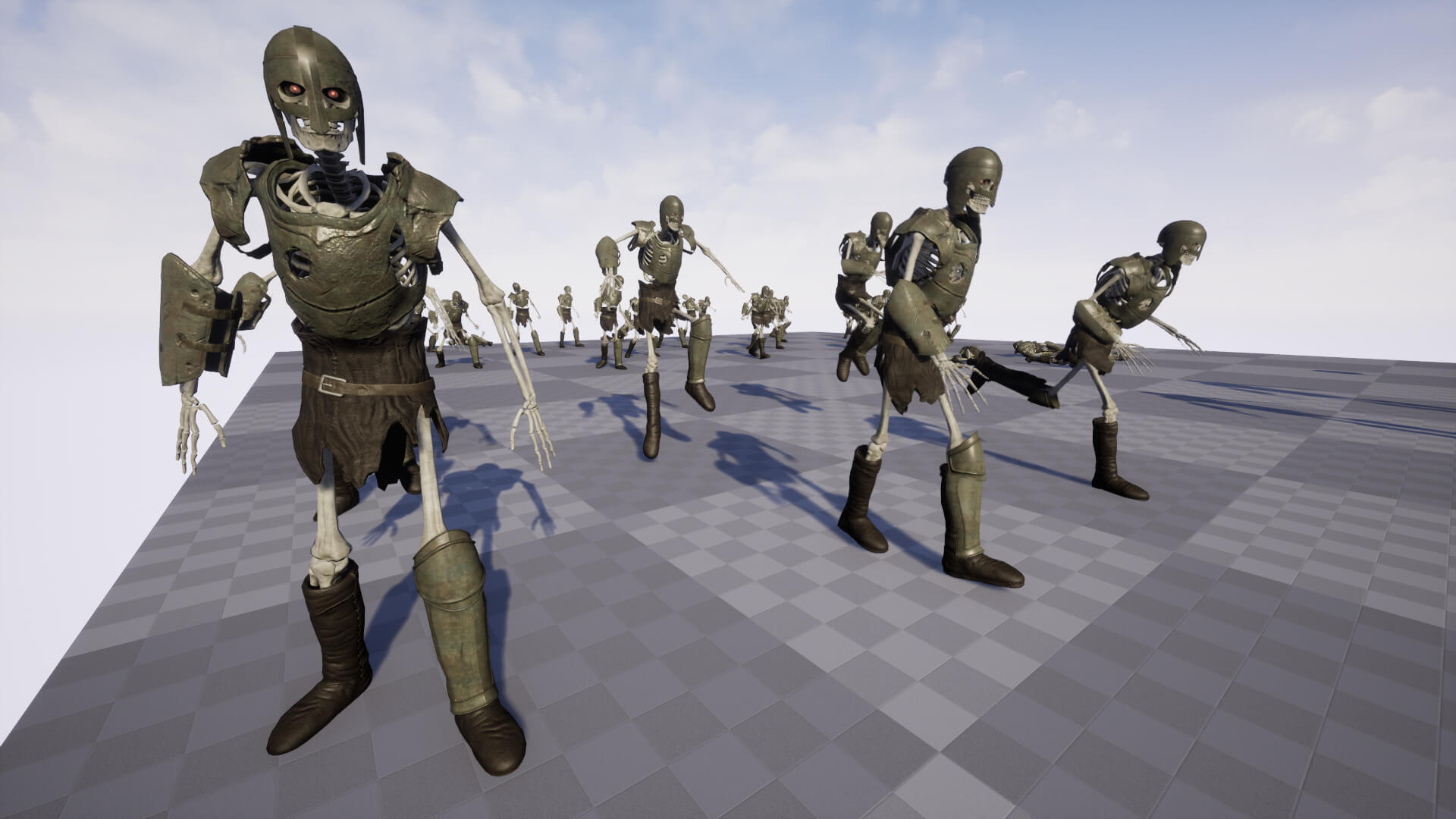 Skeleton 02 Low Poly - 3D Model by Wernerkurt