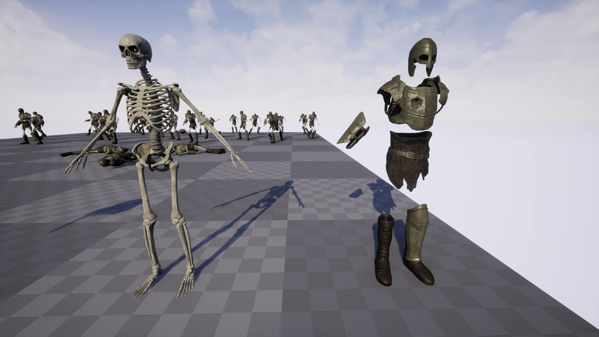 Skeleton 02 Low Poly - 3D Model by Wernerkurt