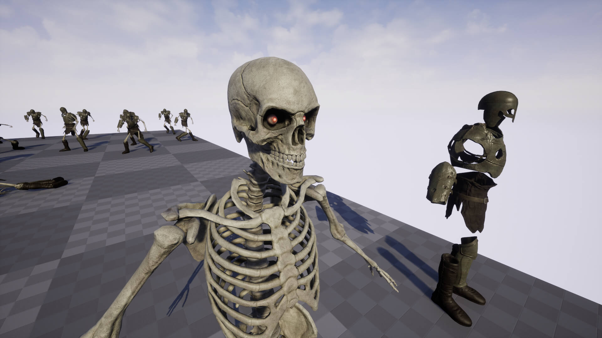 Skeleton 02 Low Poly - 3D Model by Wernerkurt