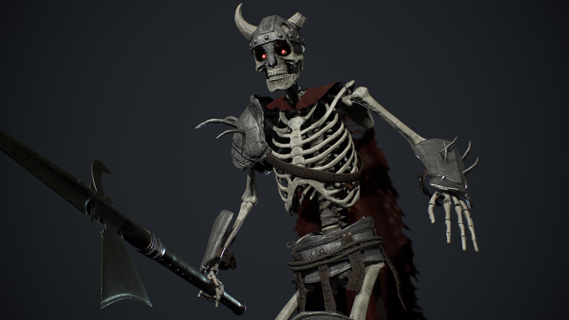 Skeleton 03 Low Poly - 3D Model by Wernerkurt
