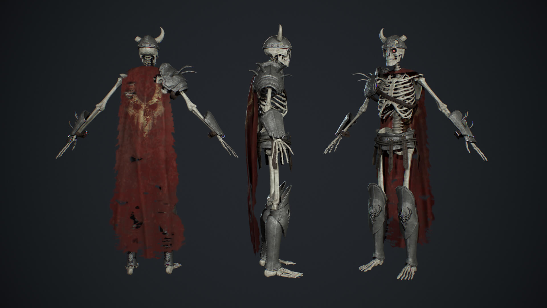 Skeleton 03 Low Poly - 3D Model by Wernerkurt