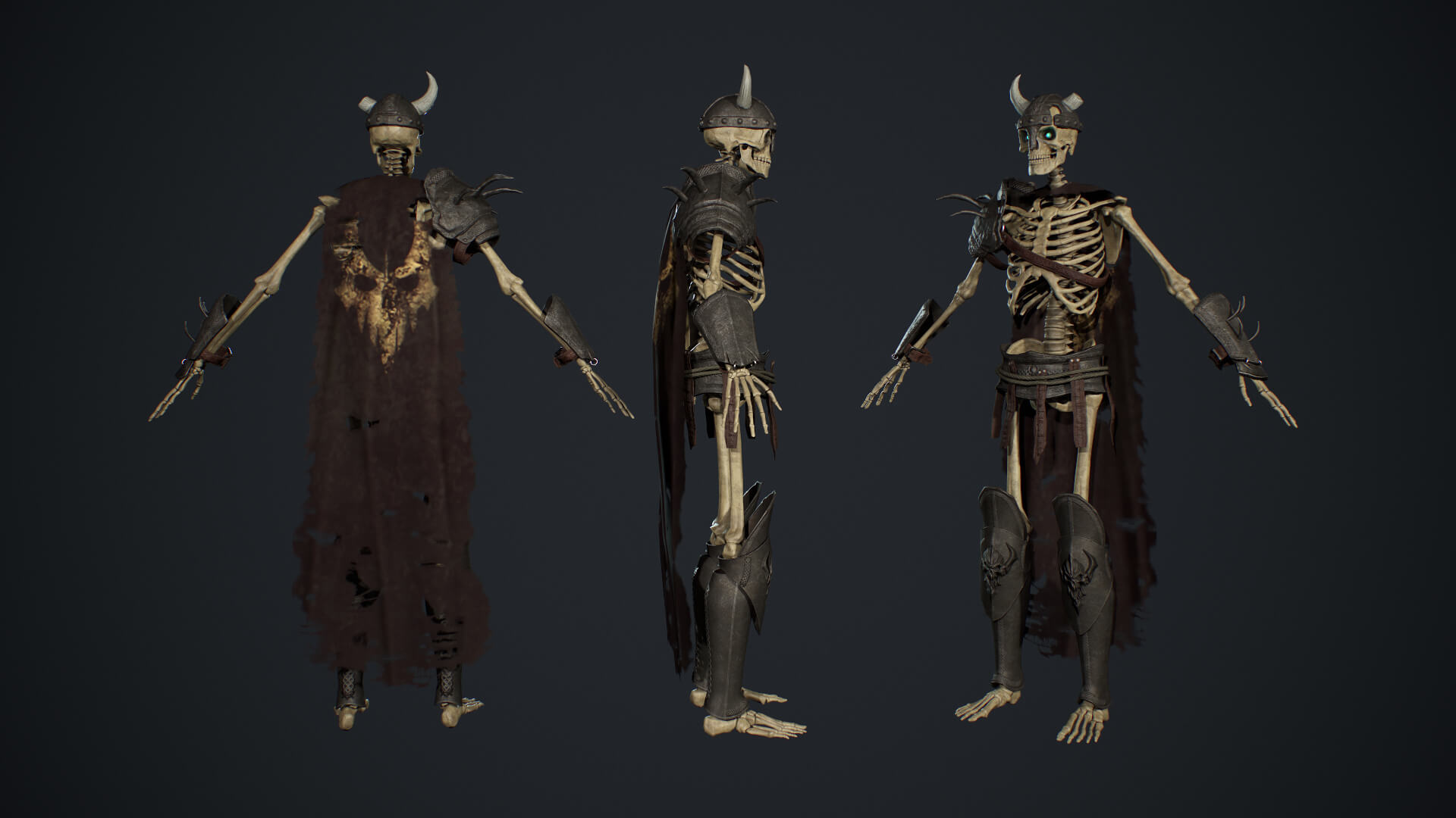 Skeleton 03 Low Poly - 3D Model by Wernerkurt