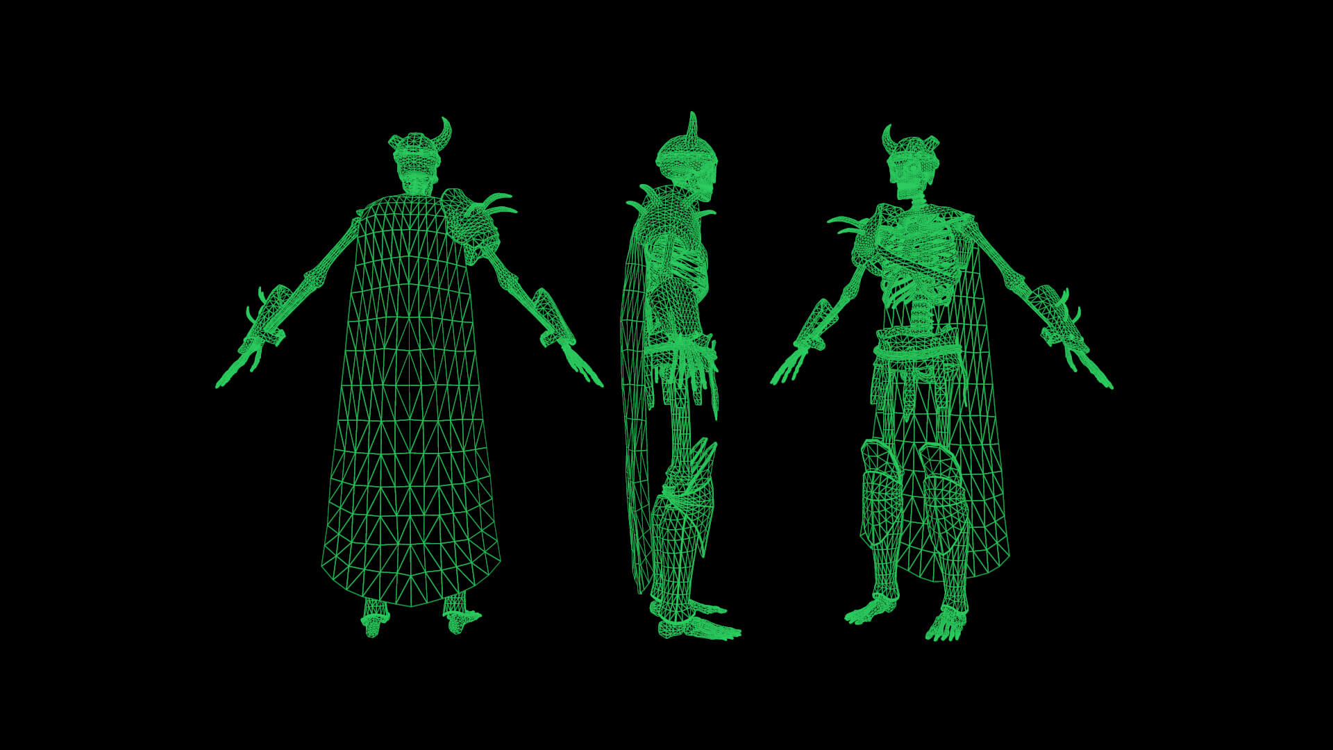 Skeleton 03 Low Poly - 3D Model by Wernerkurt