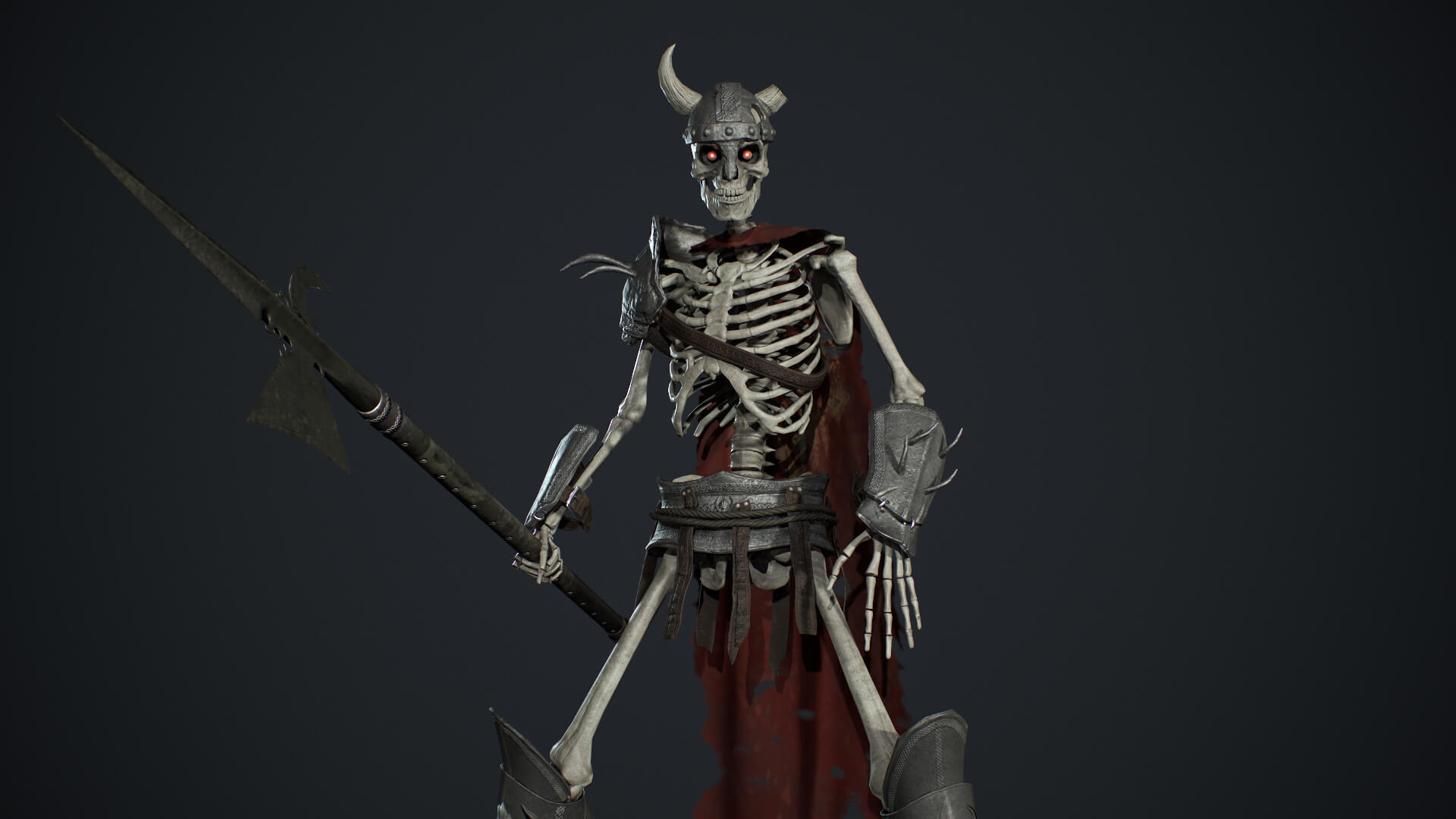 Skeleton 03 Low Poly - 3D Model by Wernerkurt