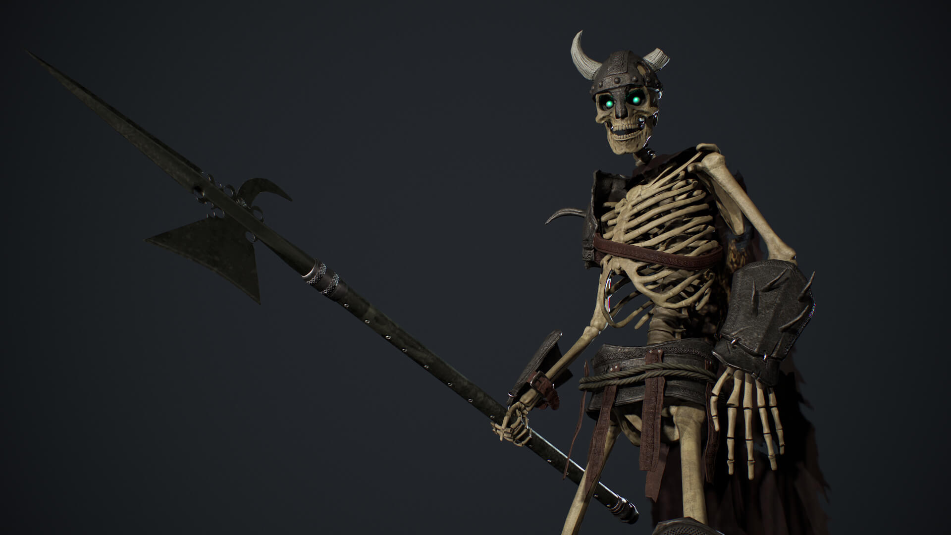 Skeleton 03 Low Poly - 3D Model by Wernerkurt