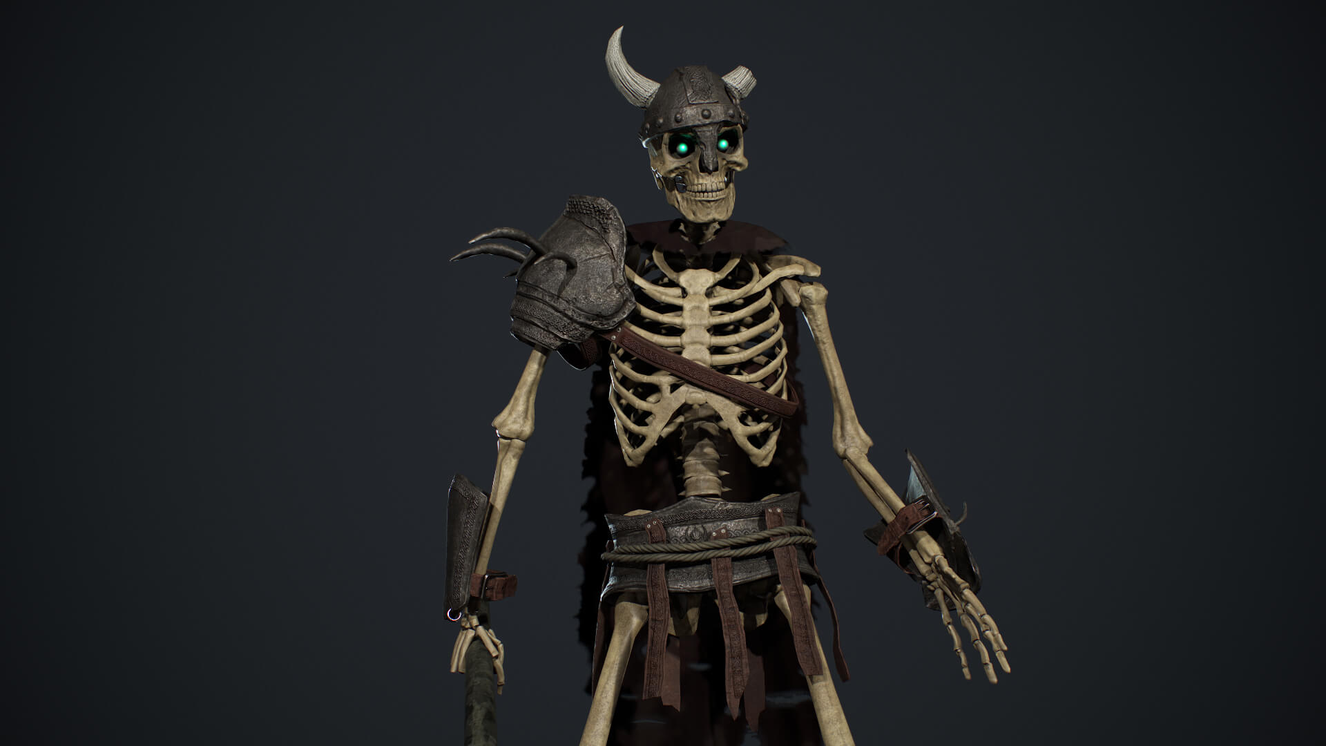 Skeleton 03 Low Poly - 3D Model by Wernerkurt
