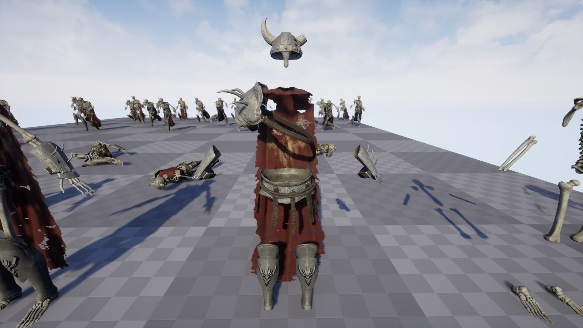 Skeleton 03 Low Poly - 3D Model by Wernerkurt