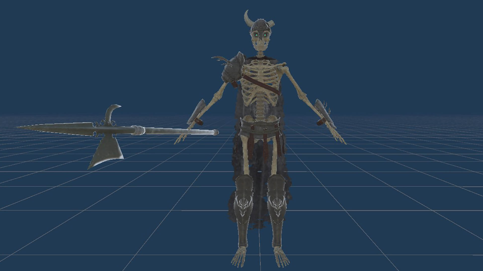 Skeleton 03 Low Poly - 3D Model by Wernerkurt