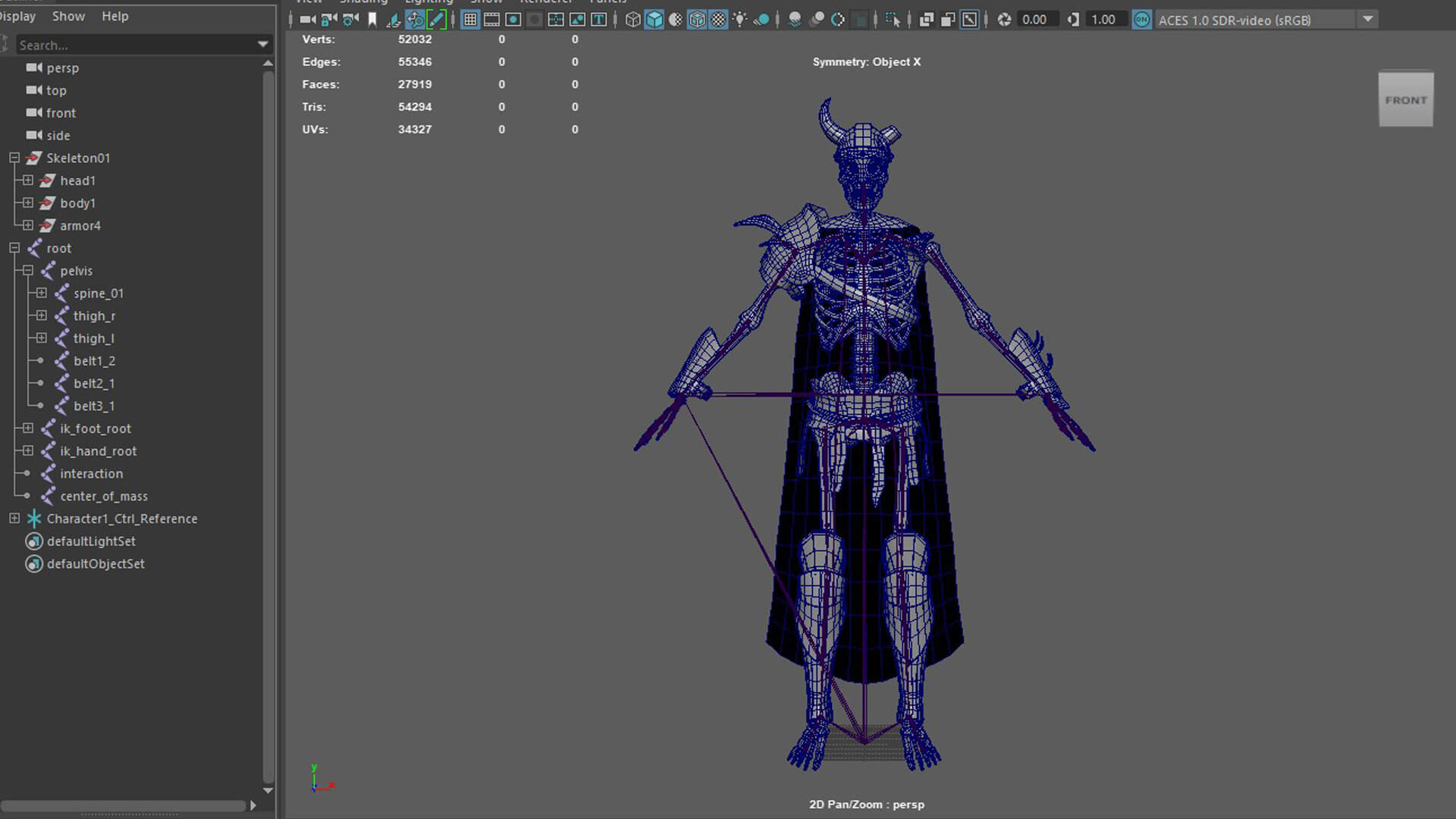 Skeleton 03 Low Poly - 3D Model by Wernerkurt