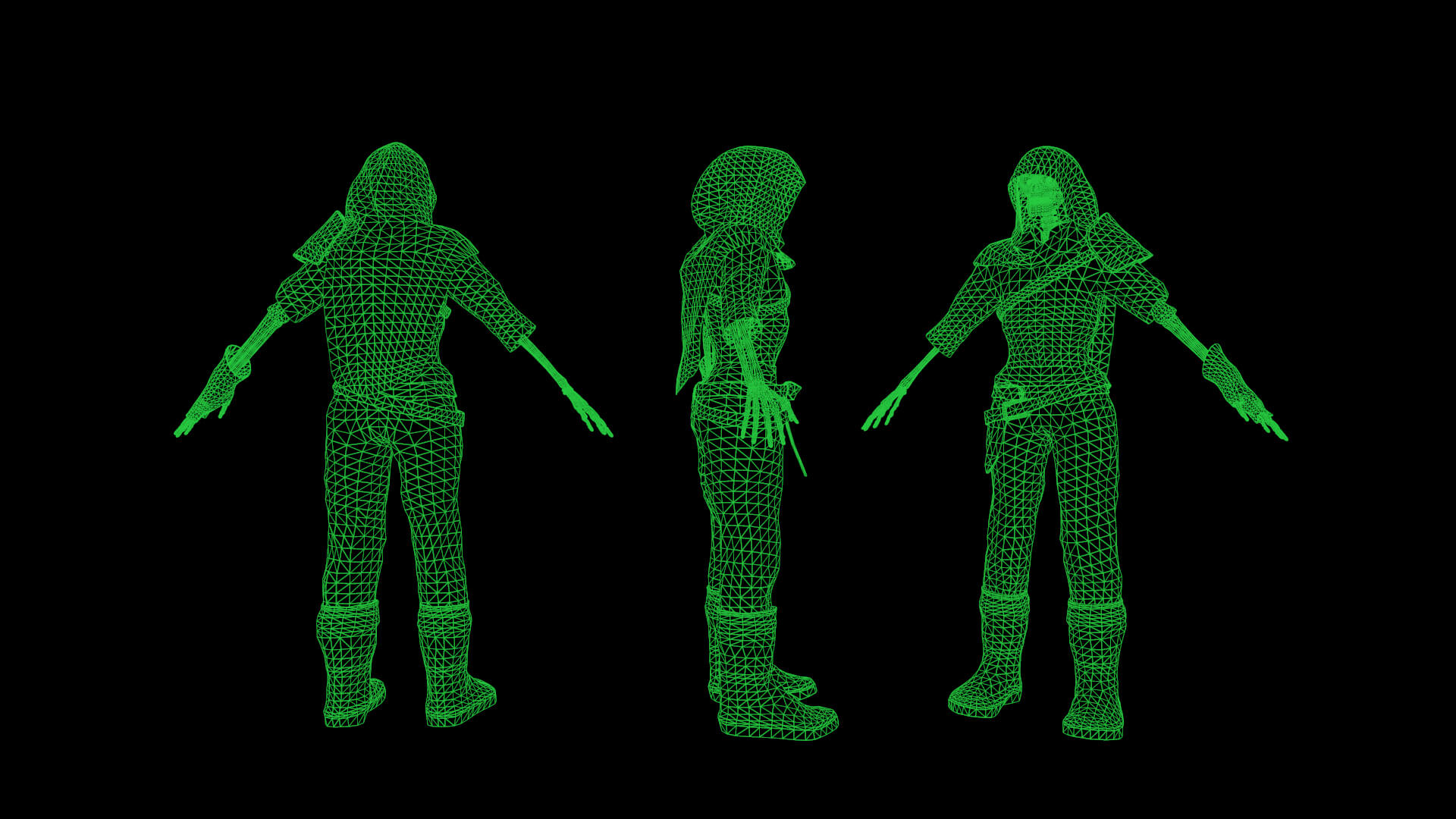 Skeleton 04 Low Poly - 3D Model by Wernerkurt