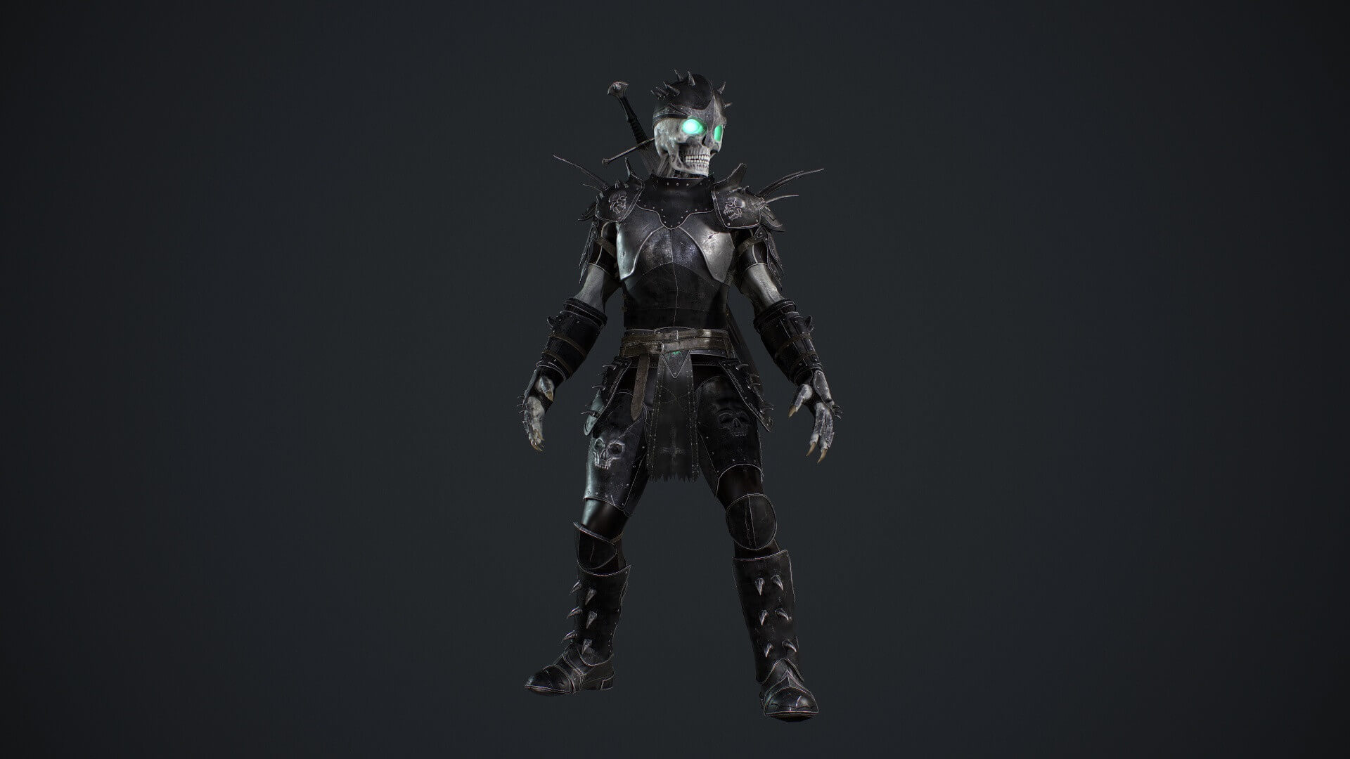 Skeleton 2 - 3D Model by Wernerkurt