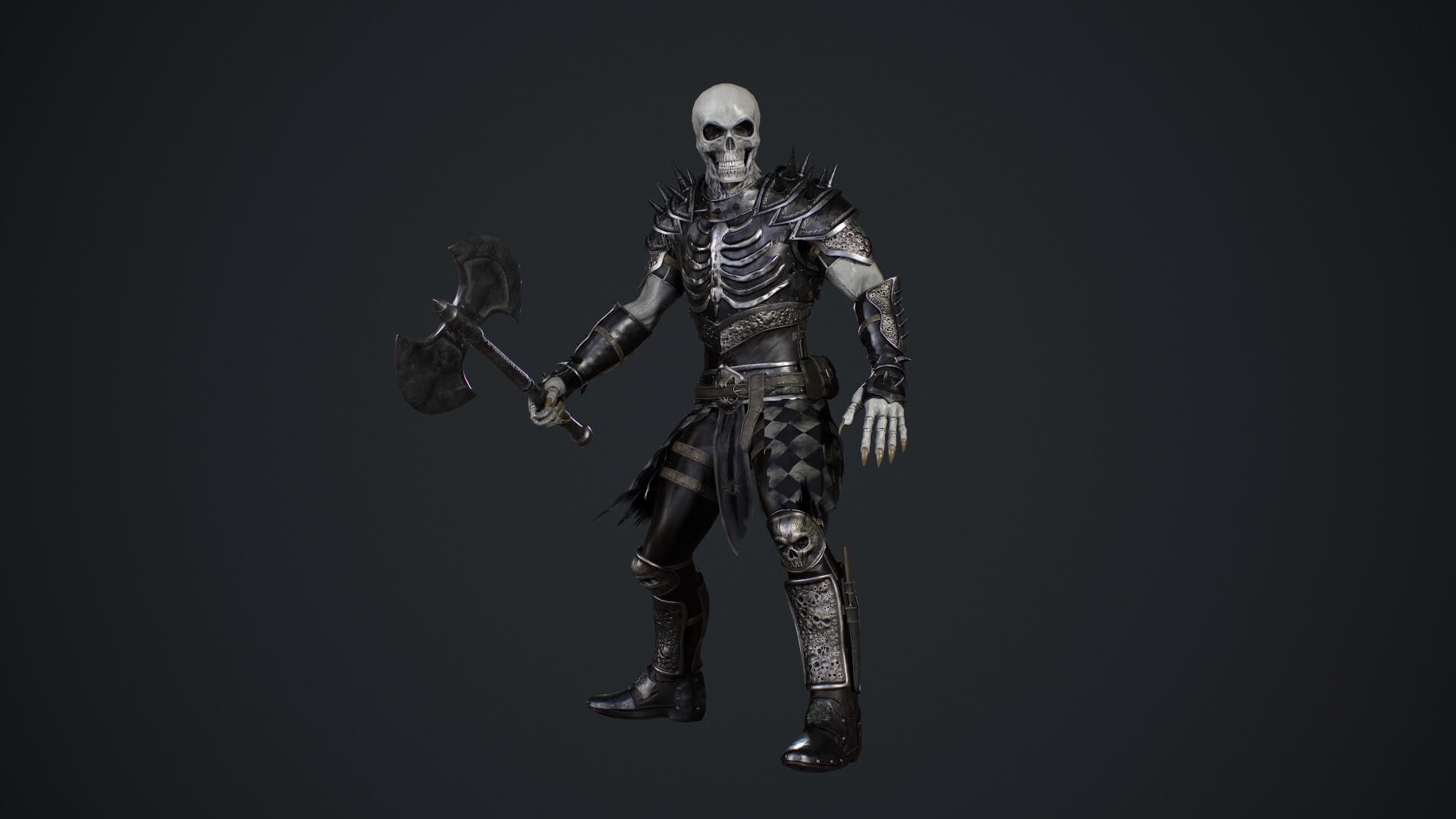 Skeleton 3 - 3D Model by Wernerkurt