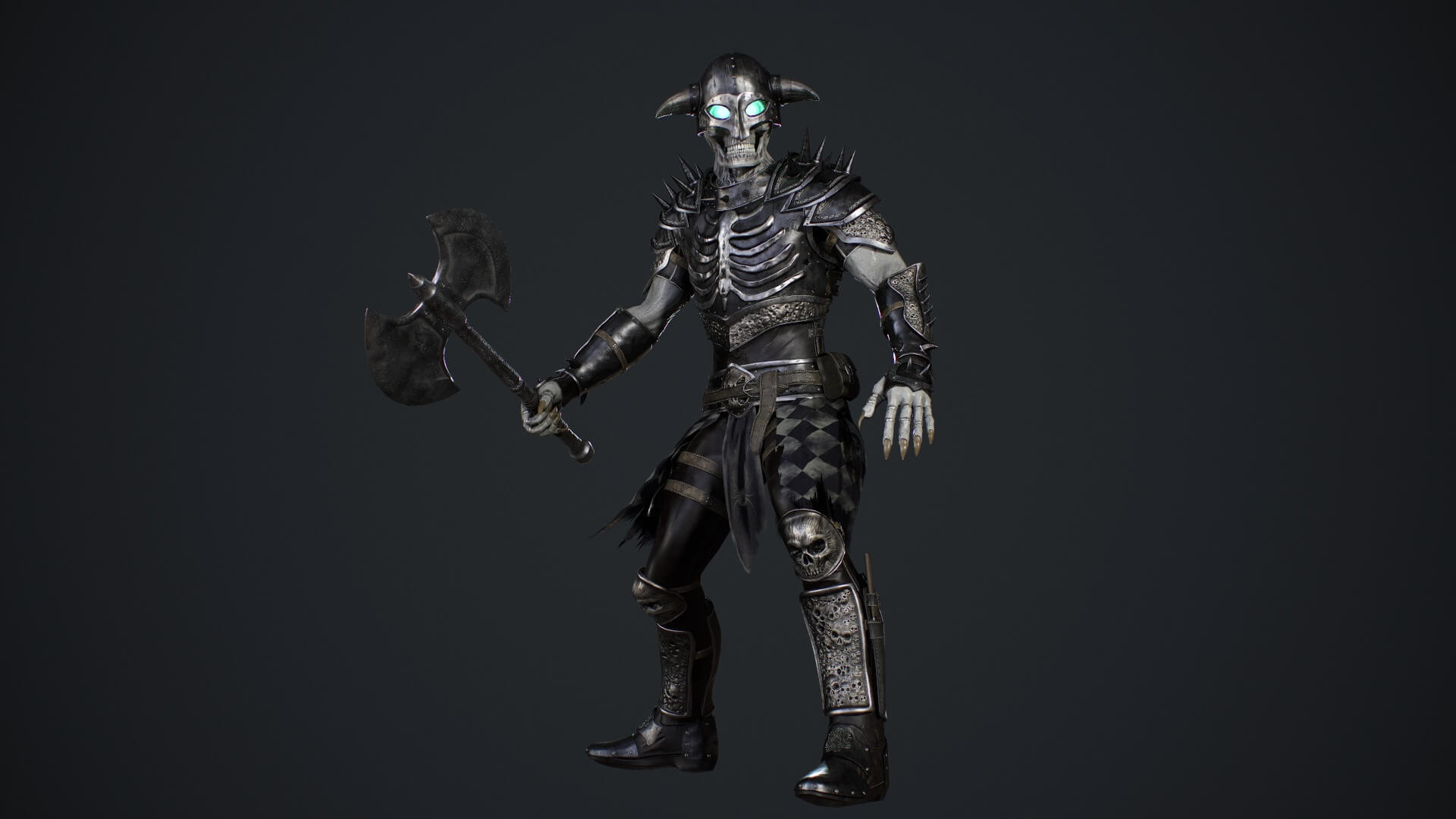 Skeleton 3 - 3D Model by Wernerkurt