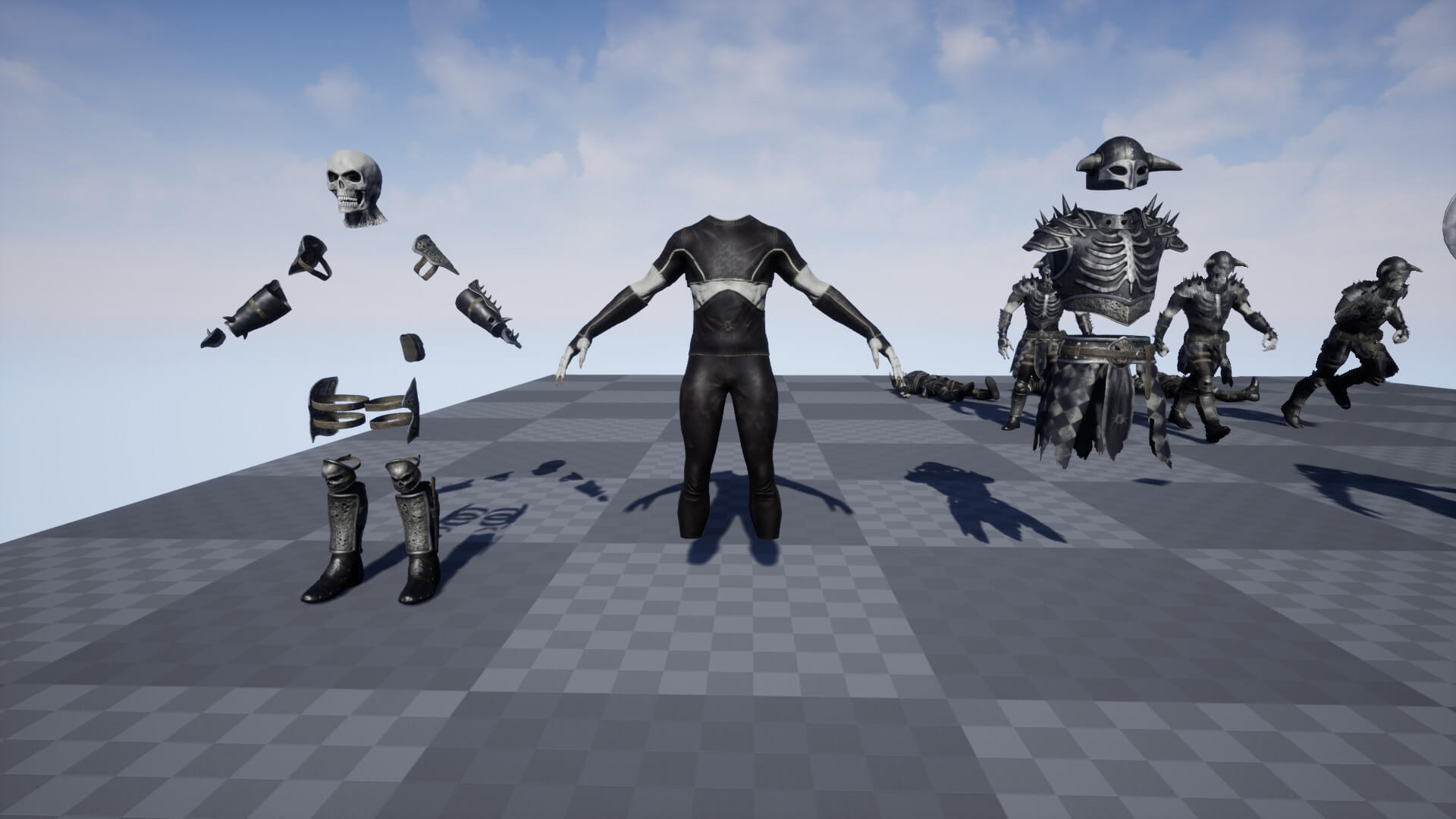 Skeleton 3 - 3D Model by Wernerkurt