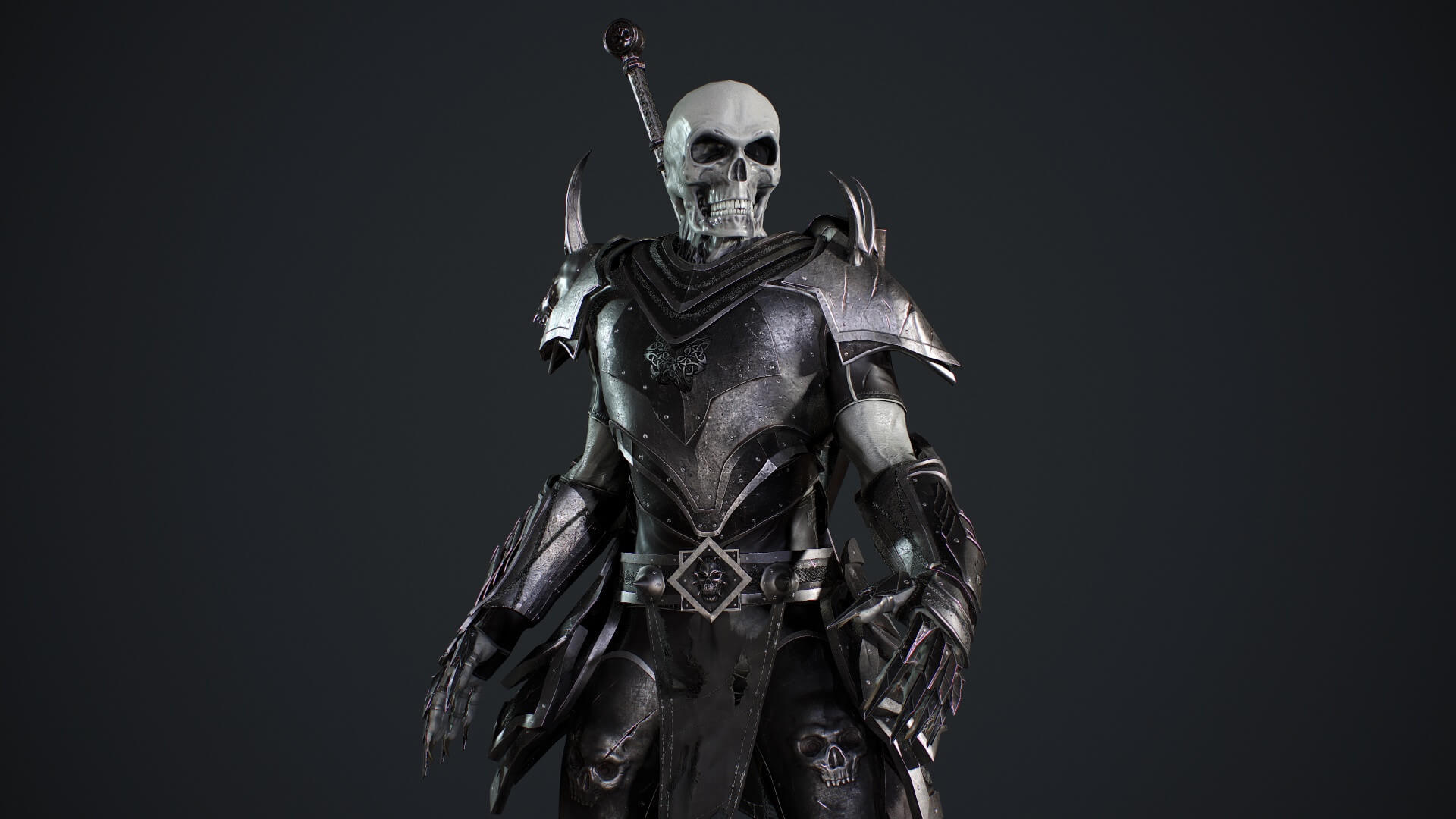Skeleton 5 - 3D Model by Wernerkurt