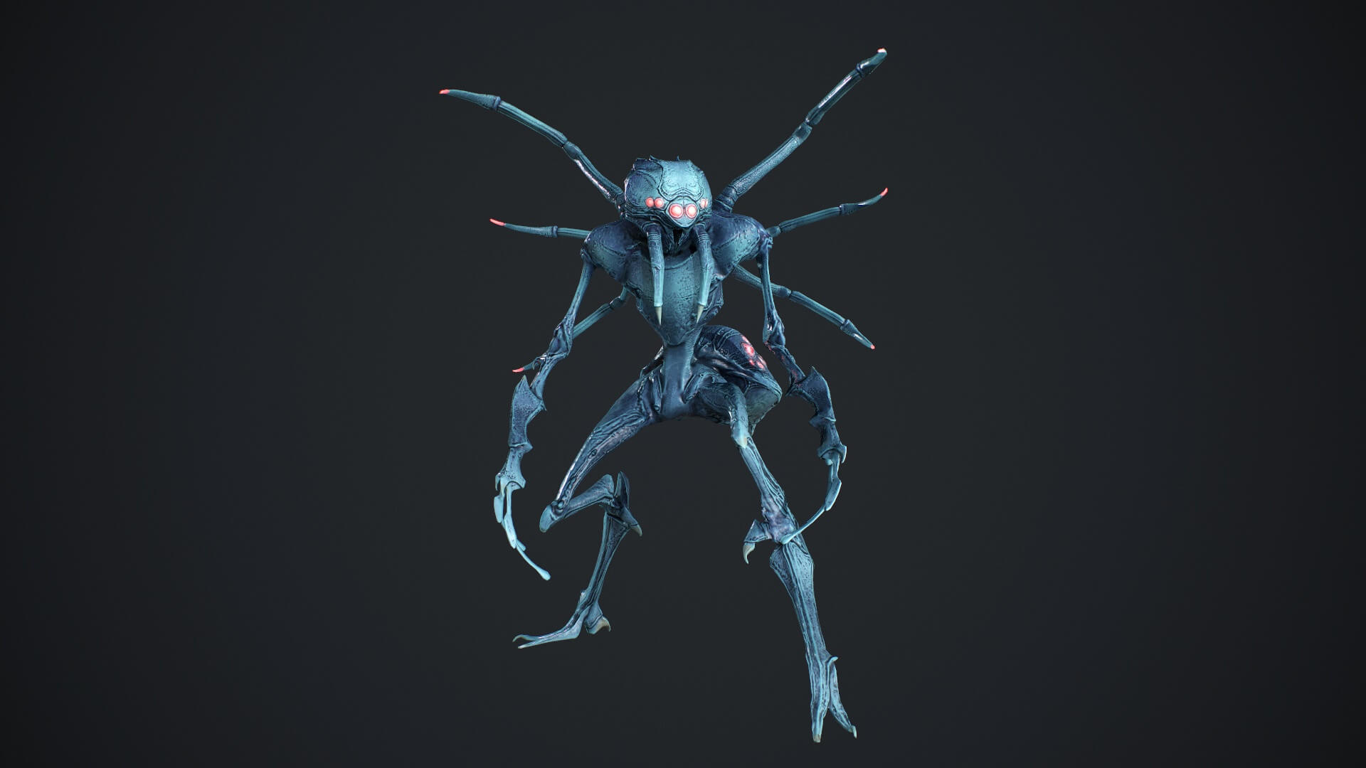 Spider Creature - 3D Model by Wernerkurt