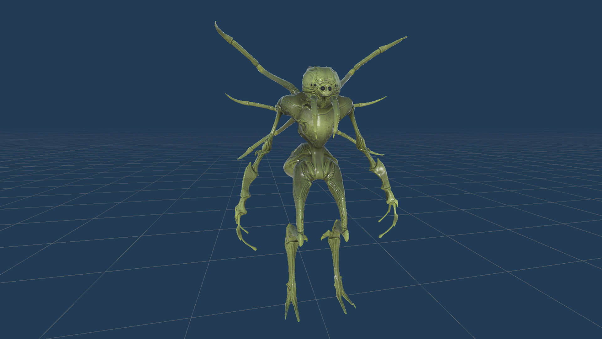 Spider Creature - 3D Model by Wernerkurt