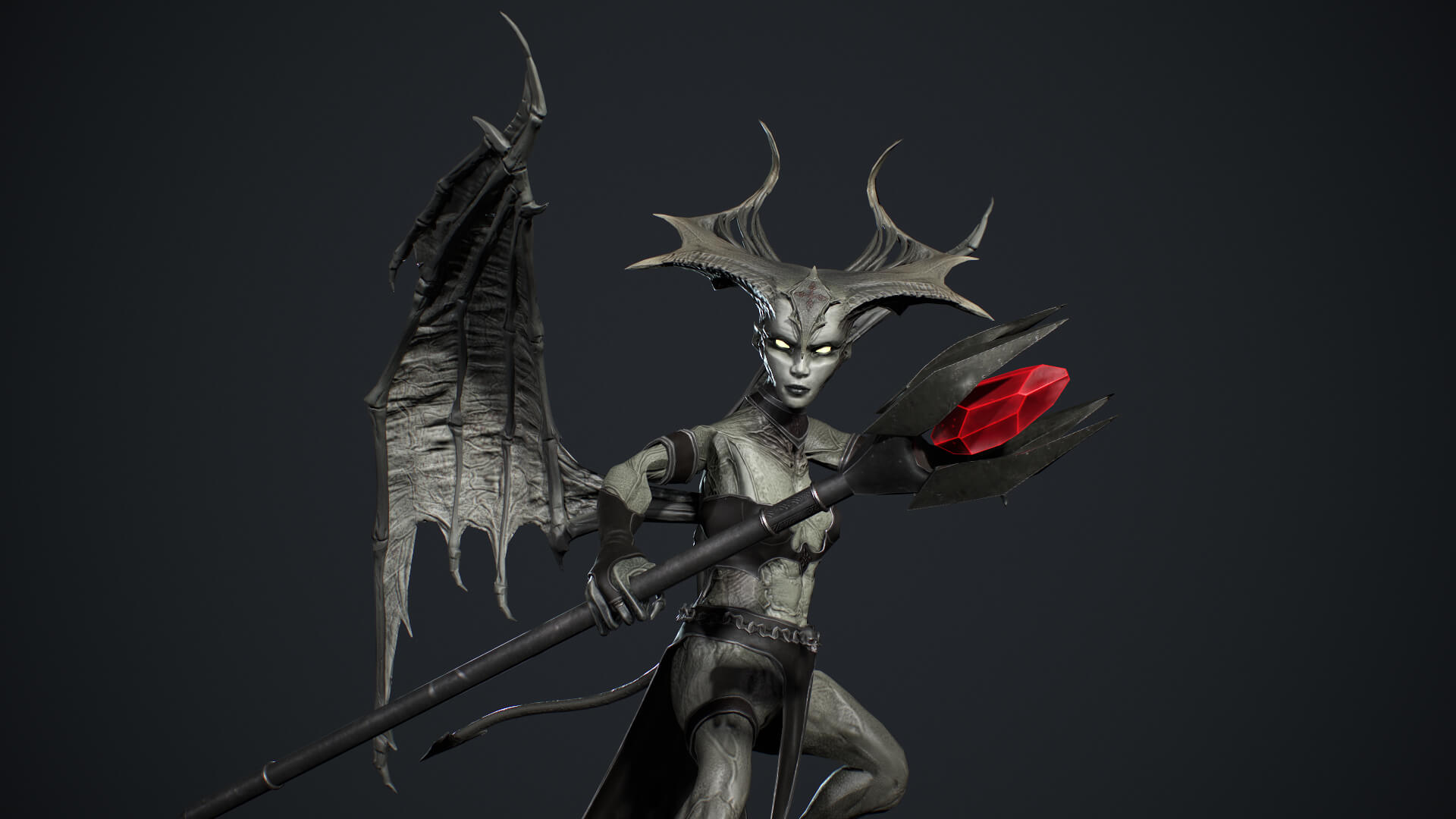Succubus Game Ready - 3D Model by Wernerkurt