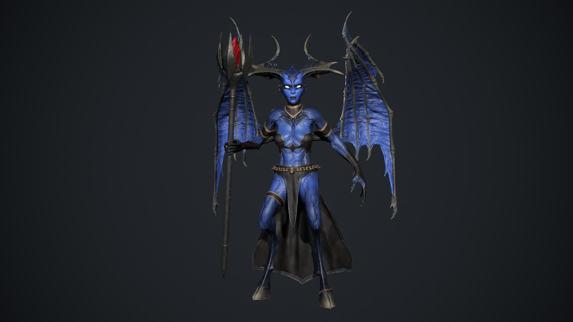 Succubus Game Ready - 3D Model by Wernerkurt