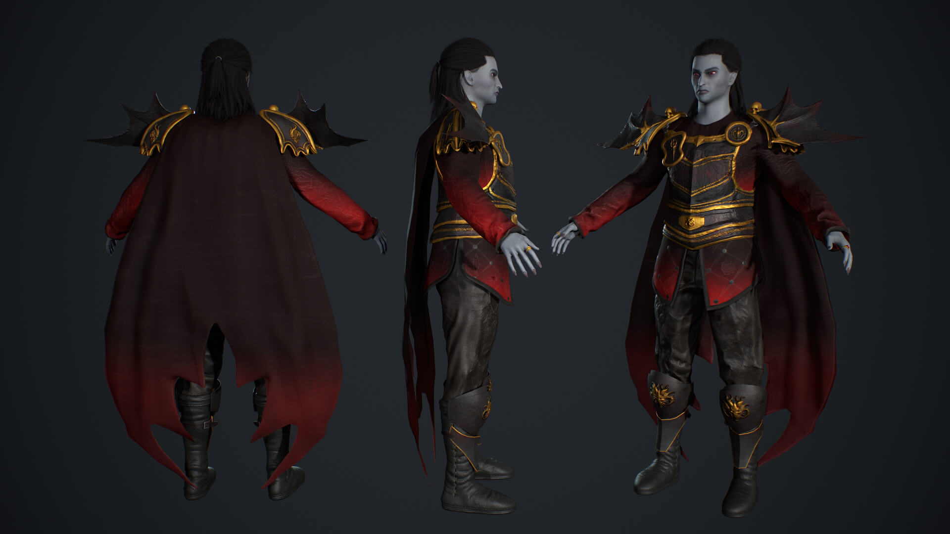 Vampire Lord - 3D Model by Wernerkurt