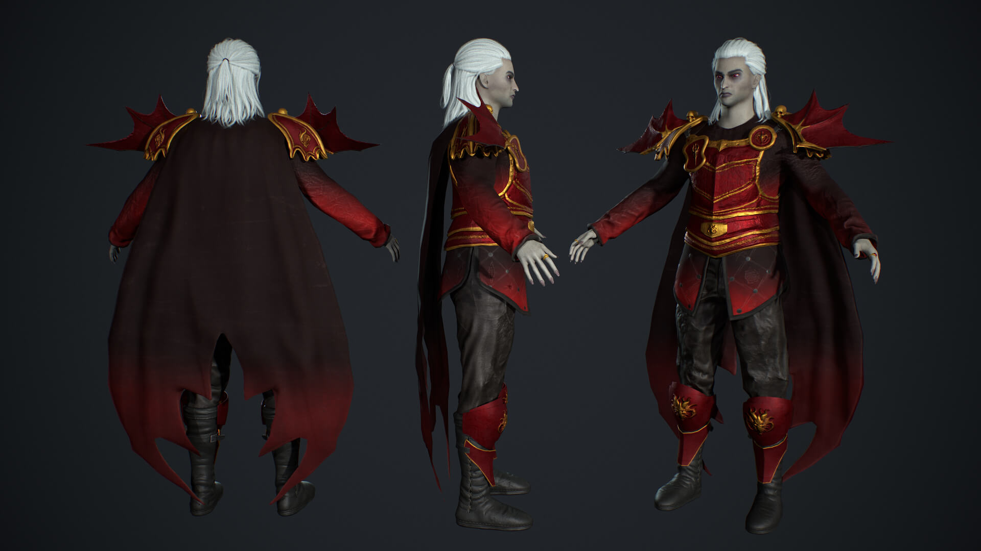 Vampire Lord - 3D Model by Wernerkurt