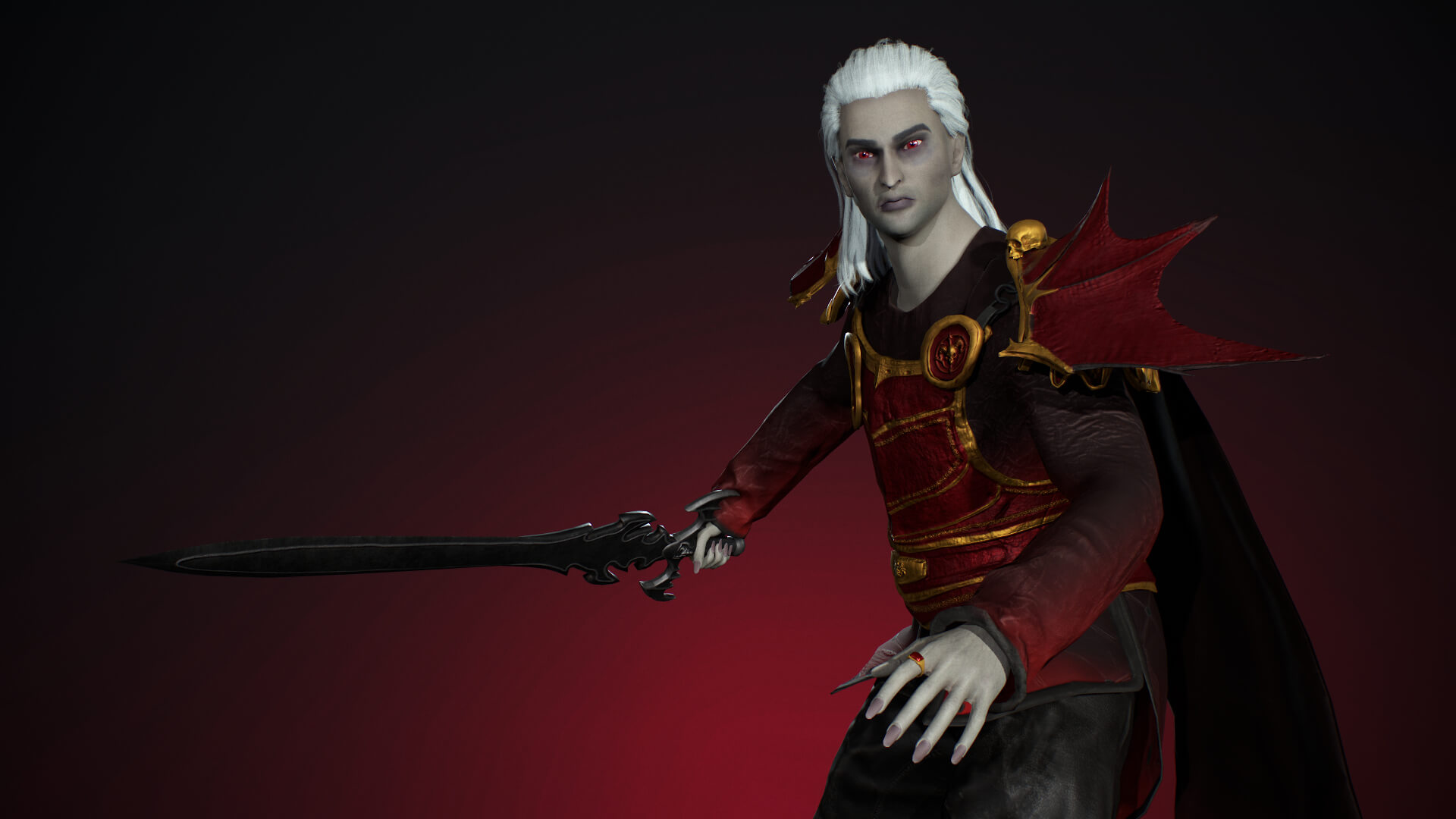 Vampire Lord - 3D Model by Wernerkurt