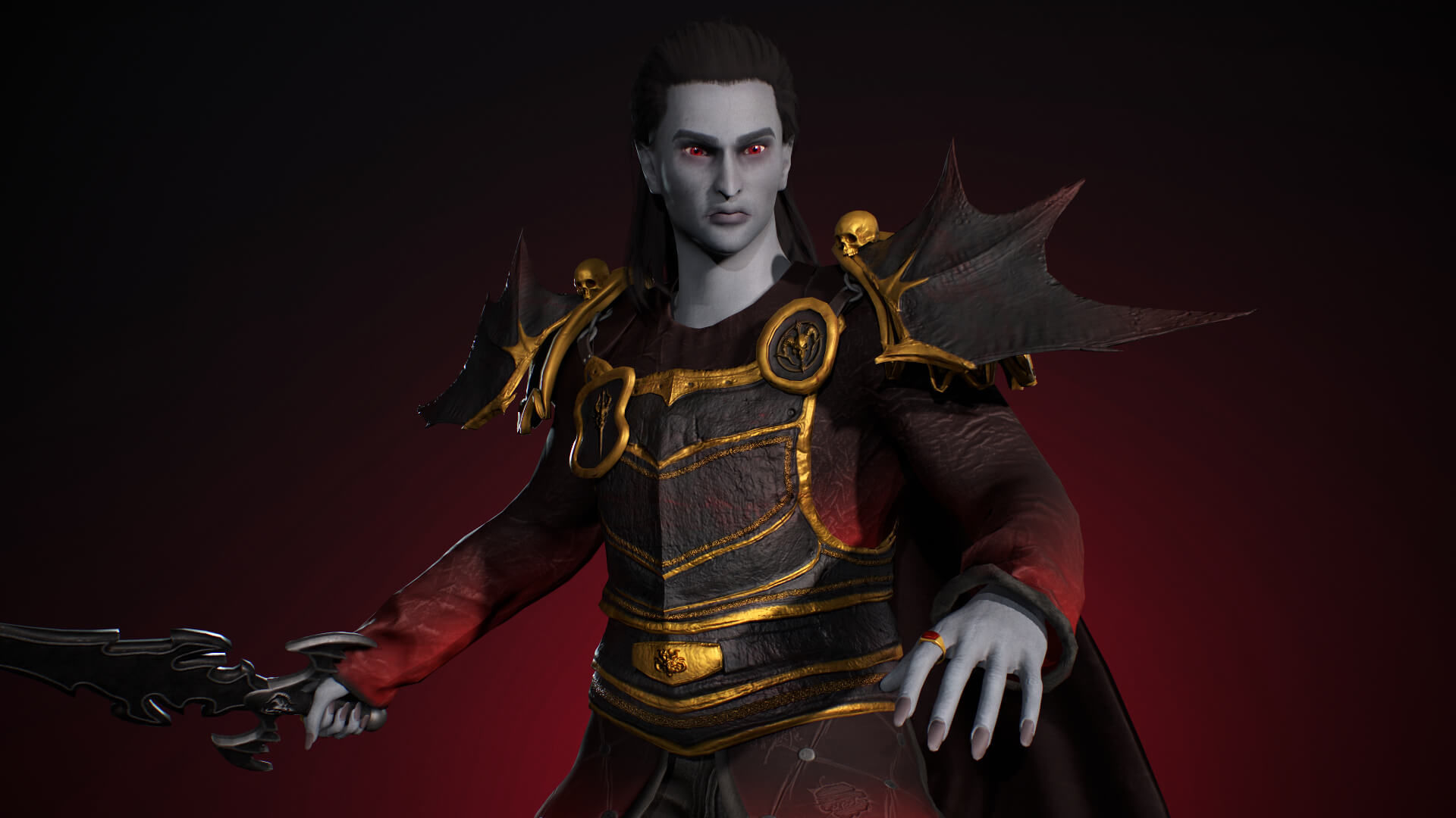 Vampire Lord - 3D Model by Wernerkurt