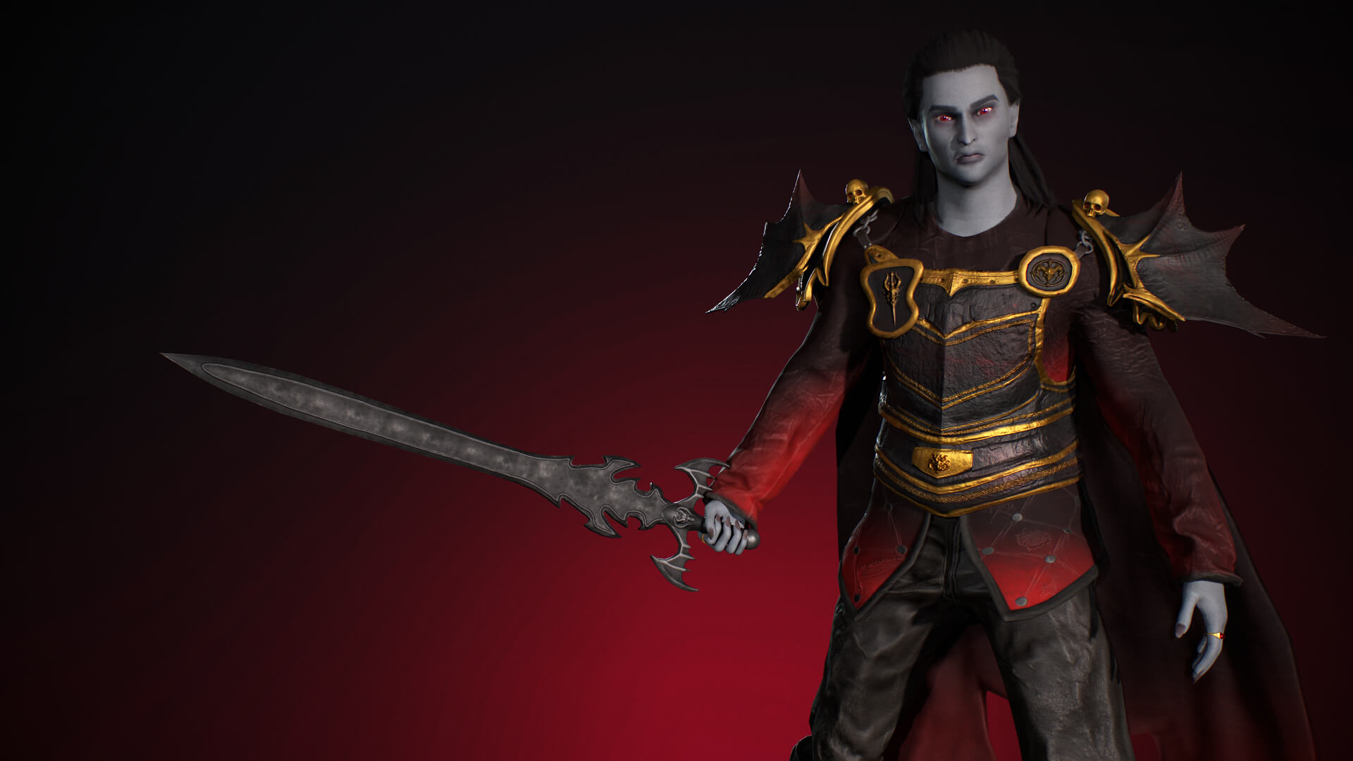 Vampire Lord - 3D Model by Wernerkurt