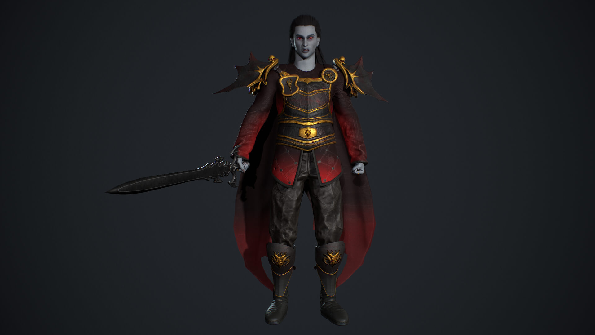 Vampire Lord - 3D Model by Wernerkurt