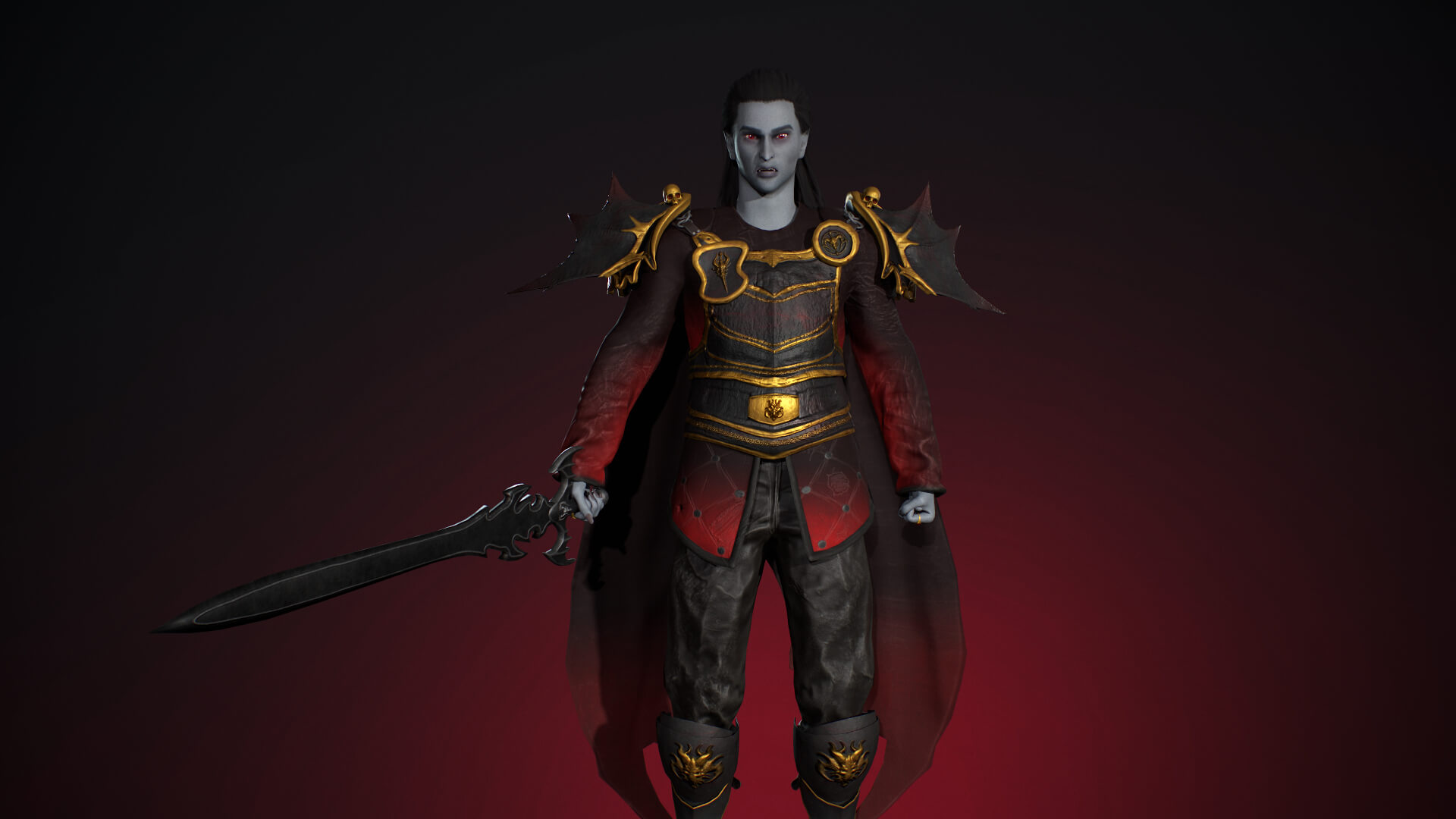 Vampire Lord - 3D Model by Wernerkurt