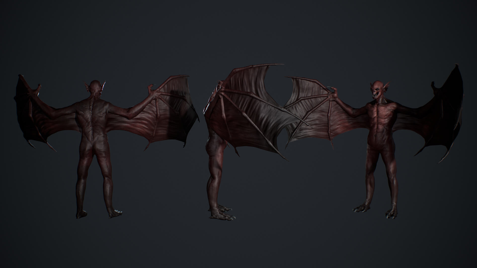 Vampire Monster - 3D Model by Wernerkurt
