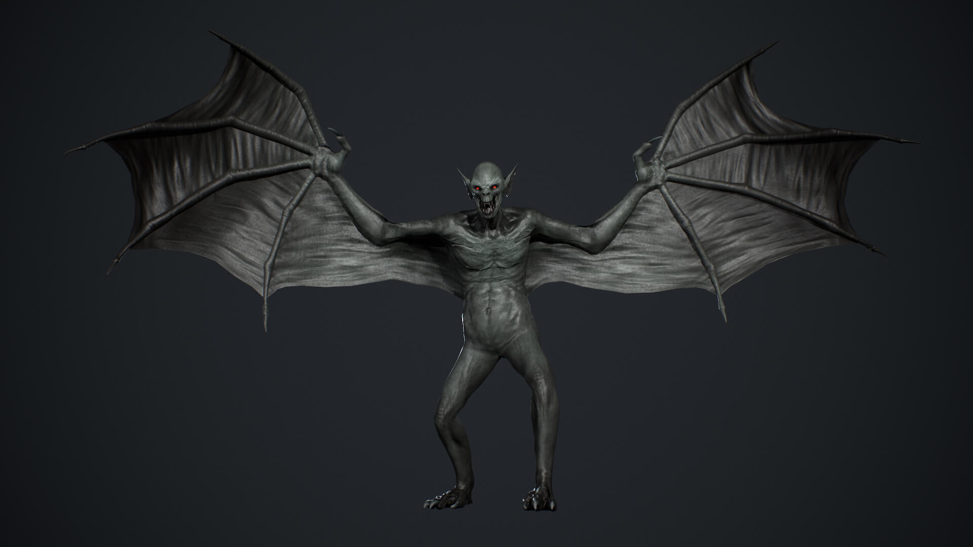Vampire Monster - 3D Model by Wernerkurt