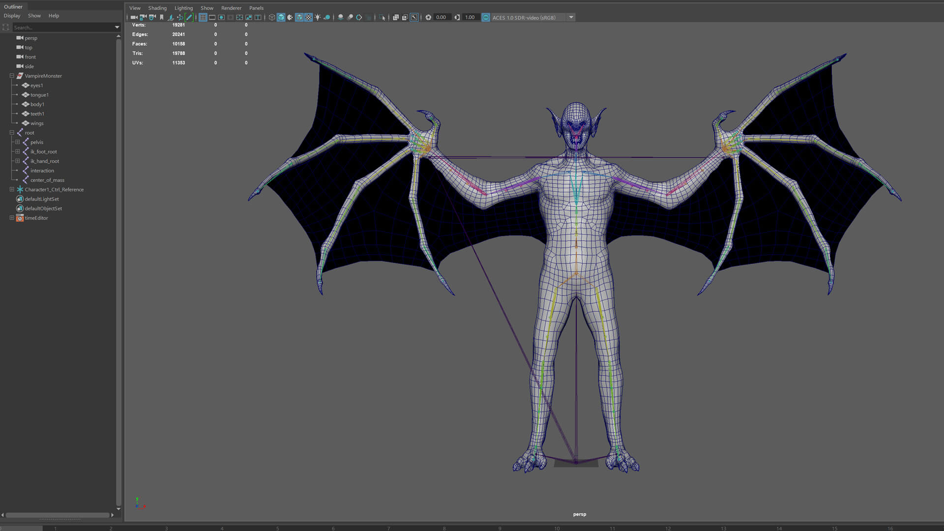 Vampire Monster - 3D Model by Wernerkurt