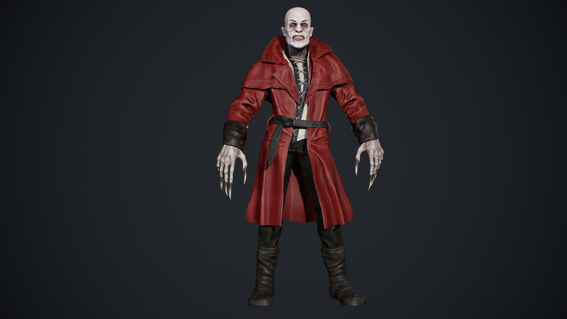 Vampire Low Poly - 3D Model by Wernerkurt