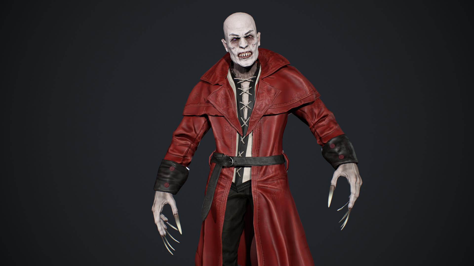 Vampire Low Poly - 3D Model by Wernerkurt