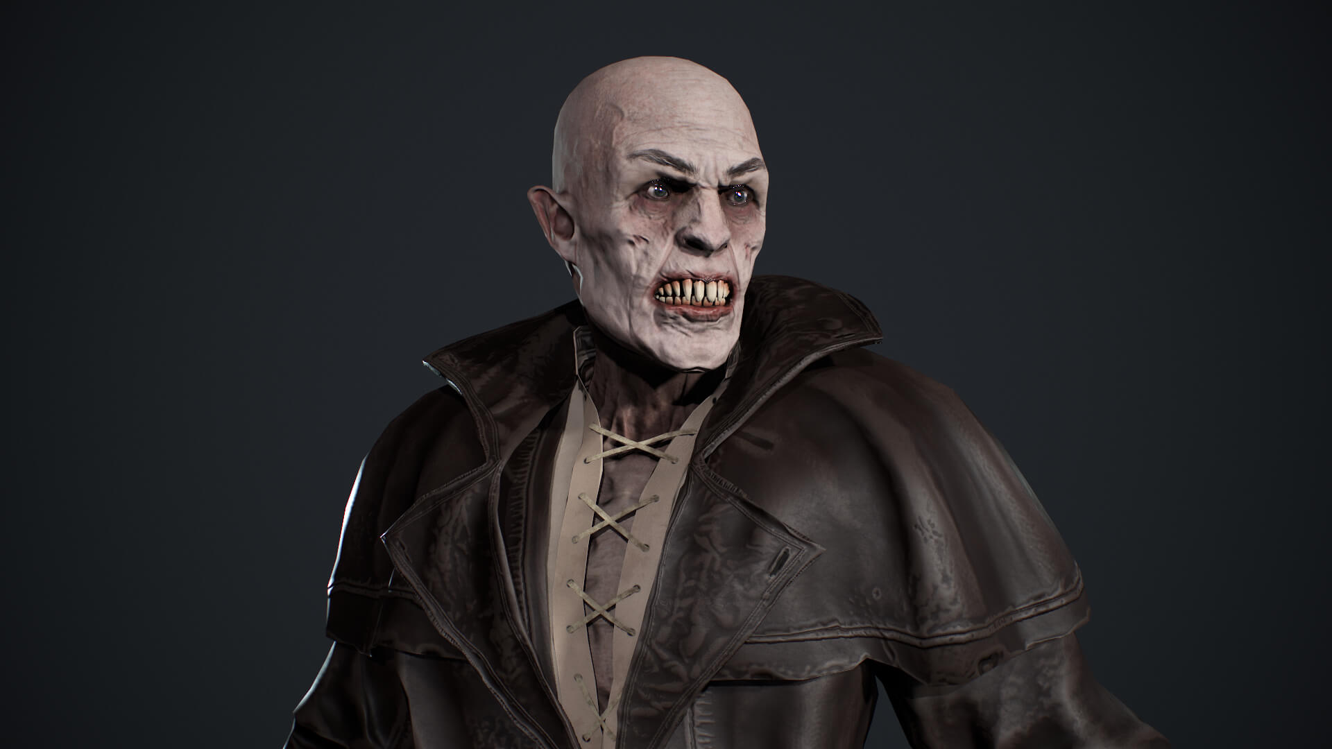 Vampire Low Poly - 3D Model by Wernerkurt
