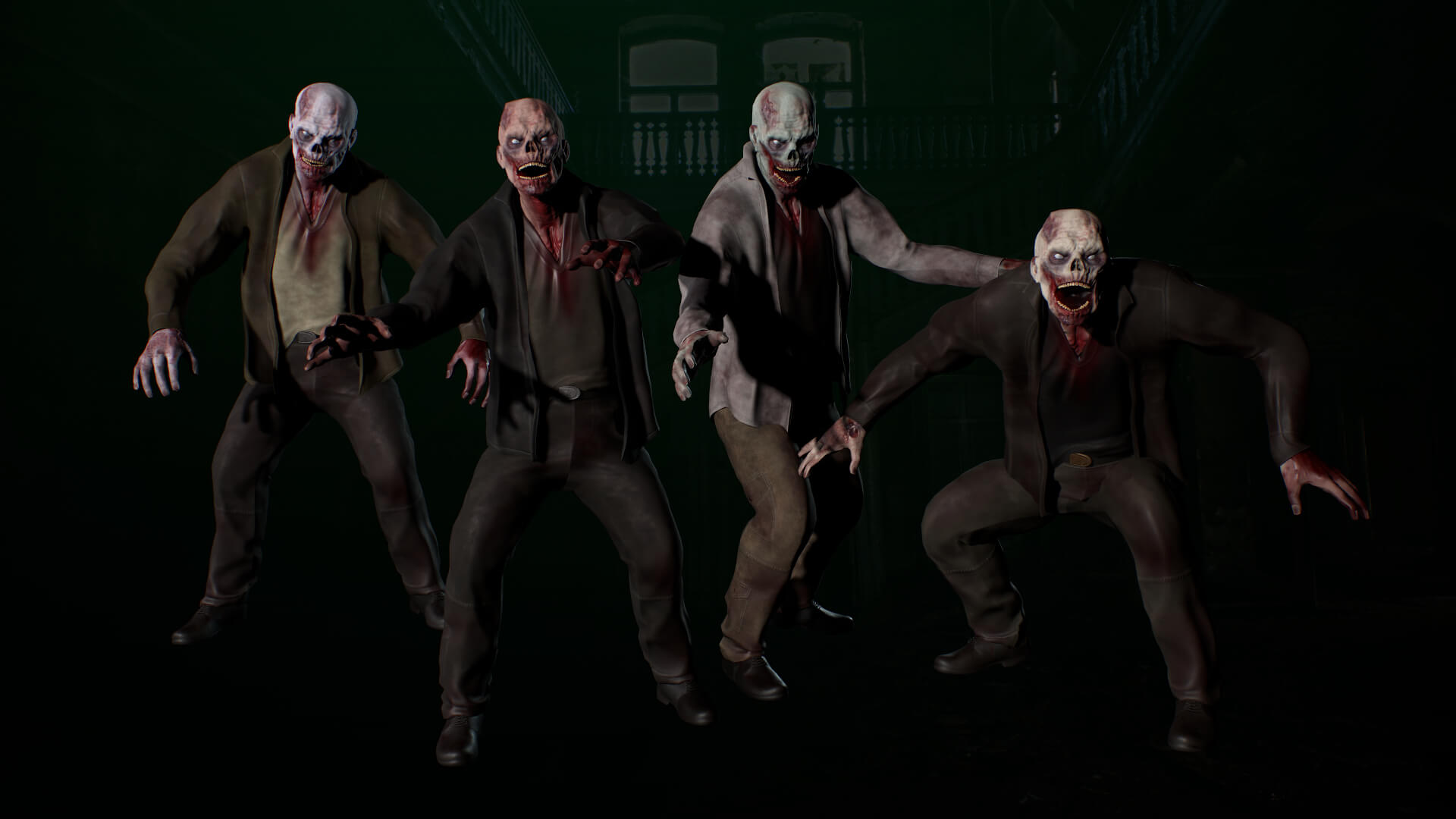 Zombie Male Low Poly - 3D Model by Wernerkurt