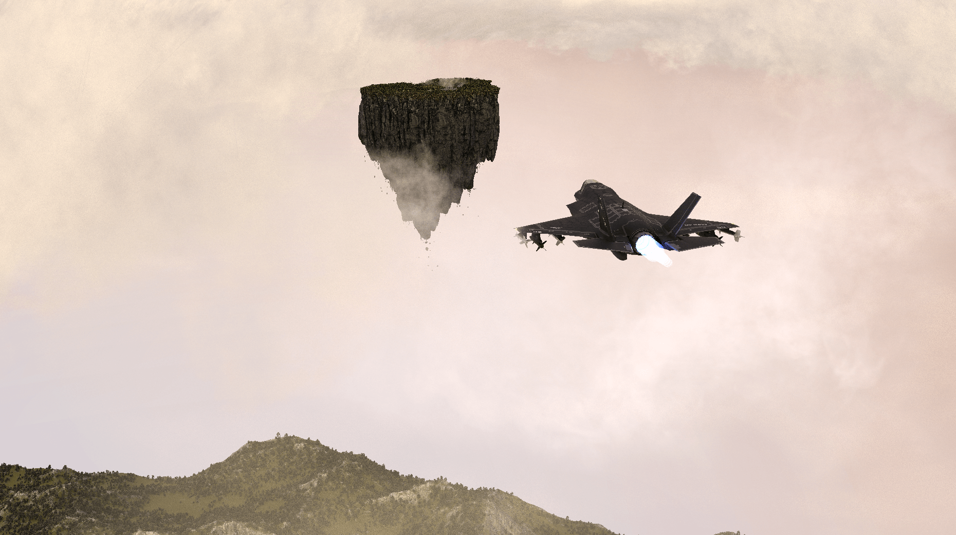 Aerial Reconnaissance. 3D Render, Digital Art by westcala1c