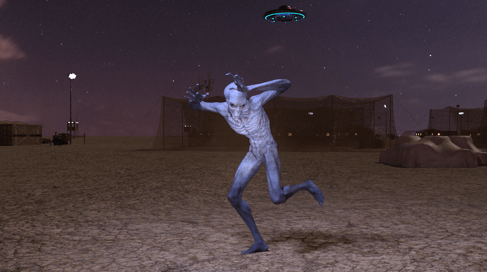 Alien Exile. 3D Render | RenderHub Gallery